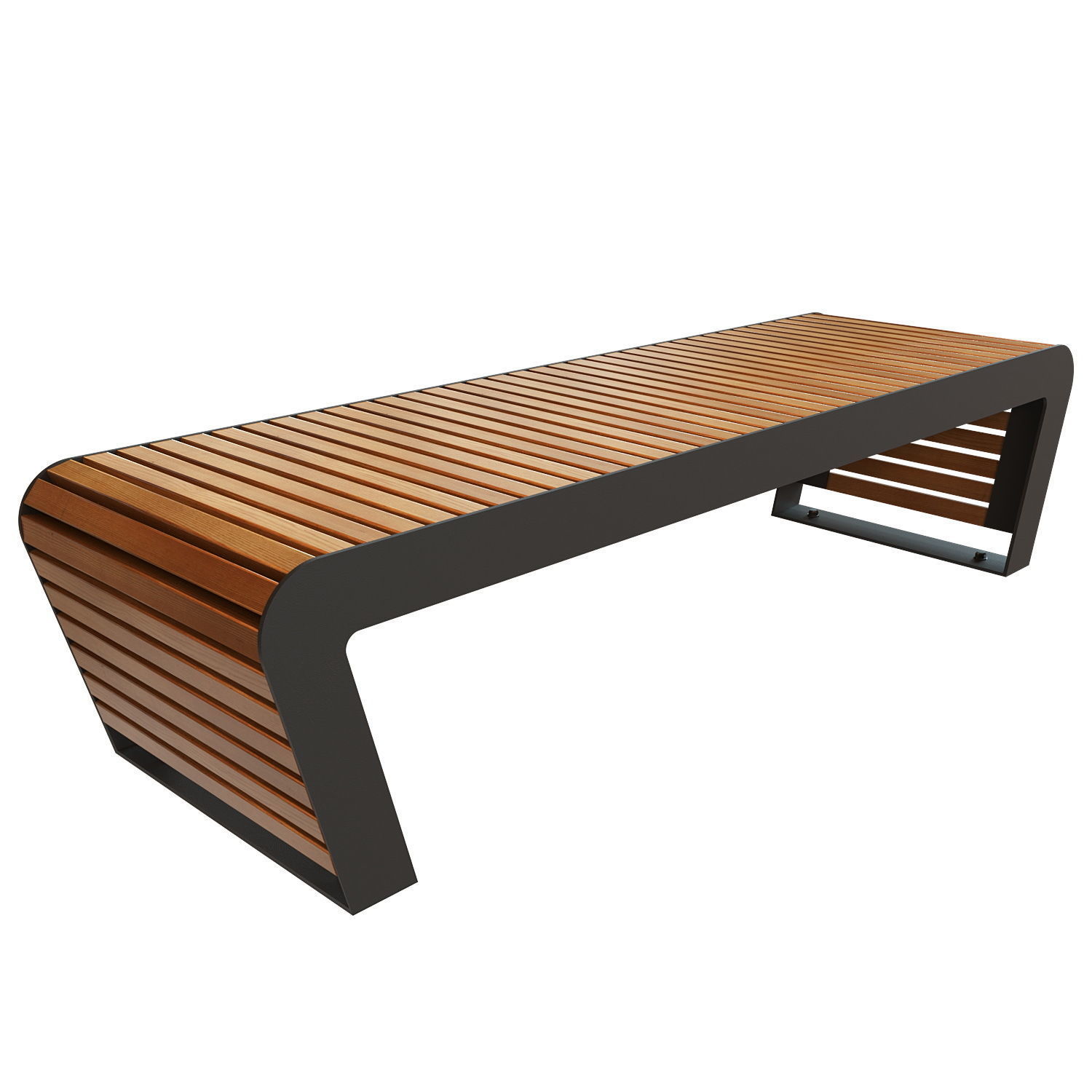 bench Flash backless 3D model | CGTrader