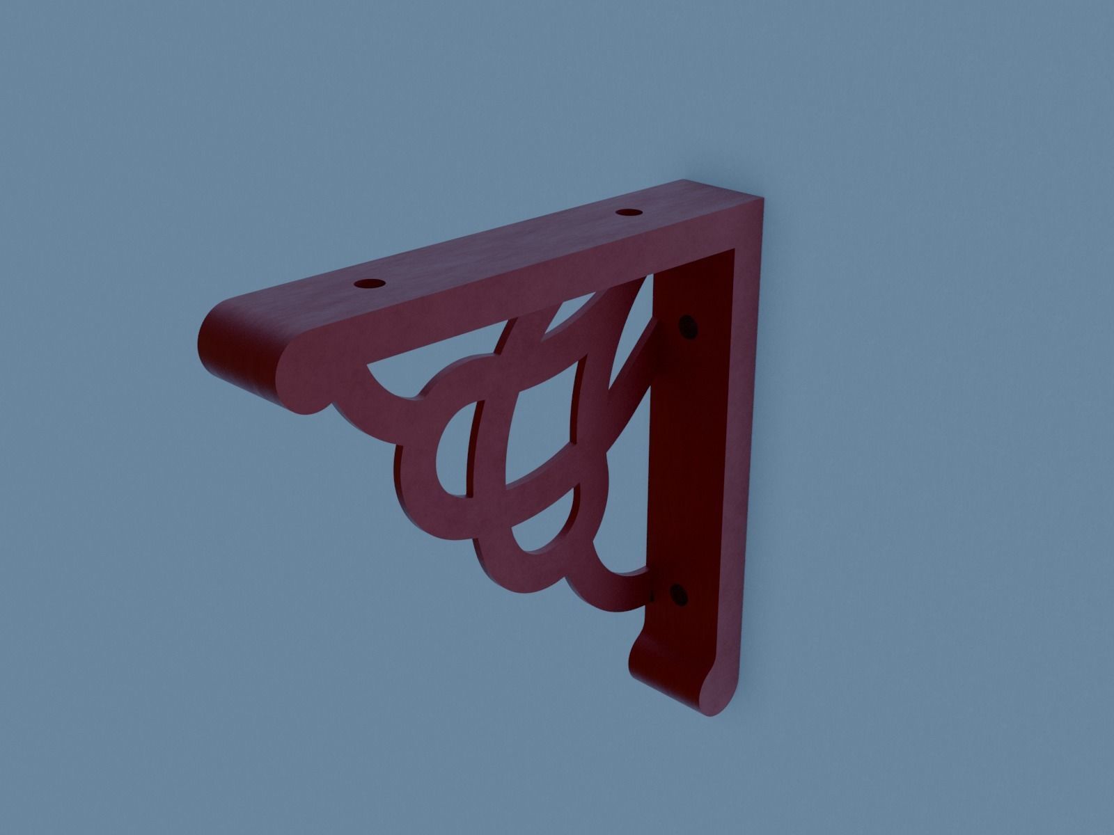 Shelf Bracket 8 3D model 3D printable | CGTrader