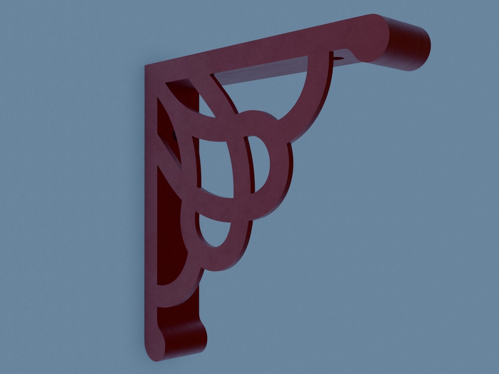 Shelf Bracket 8 3D model 3D printable | CGTrader