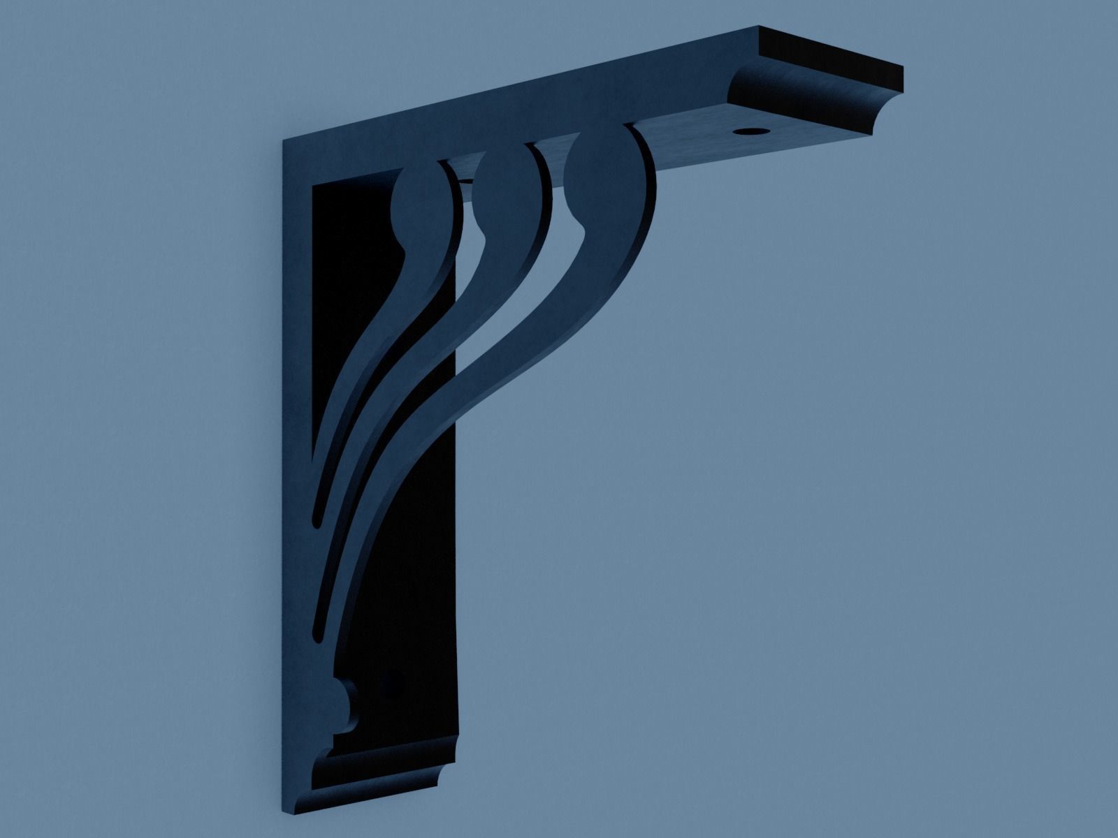shelf bracket 9 3D model 3D printable | CGTrader