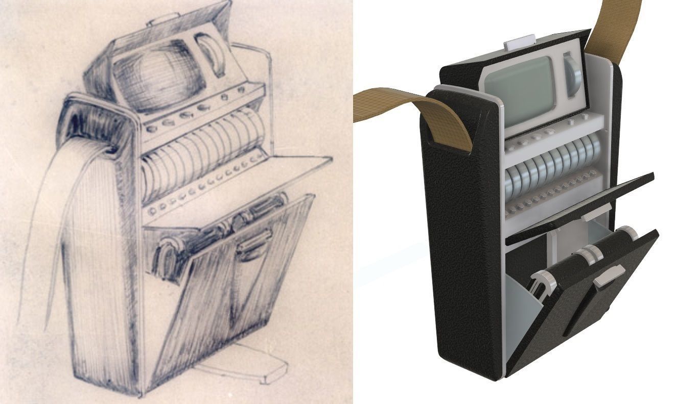TOS Wah Concept Tricorder 3D model 3D printable | CGTrader