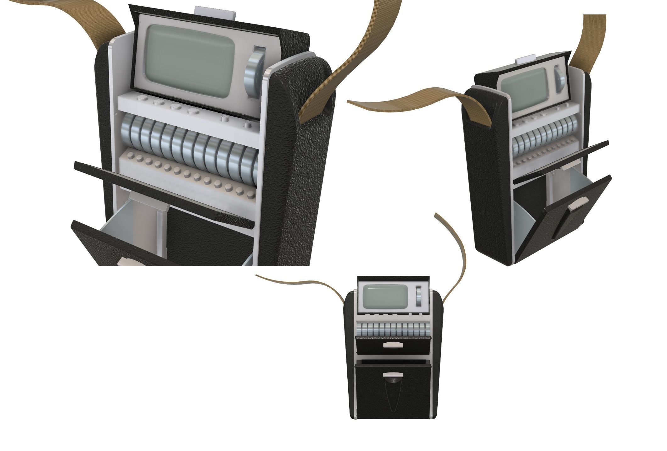 TOS Wah Concept Tricorder 3D model 3D printable | CGTrader