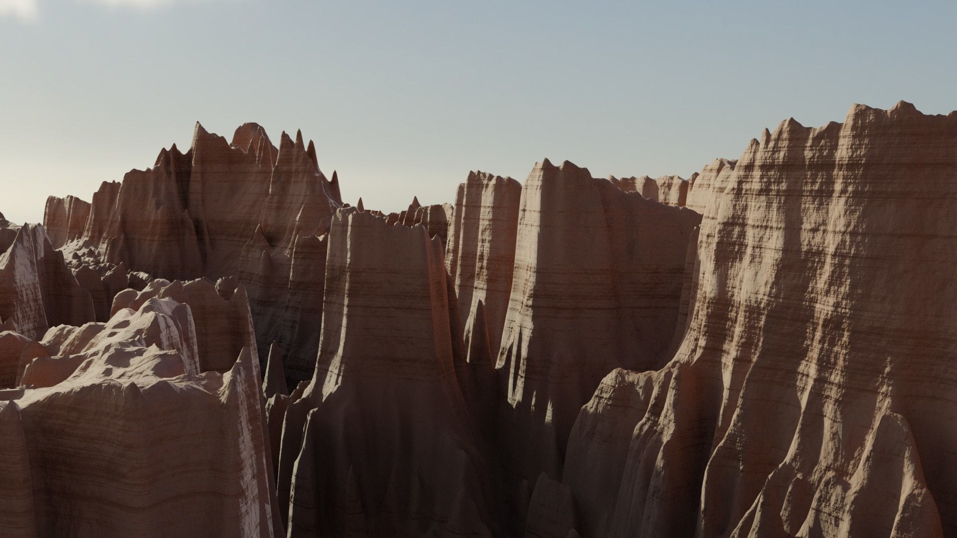 3D model Realistic CANYON procedural 3D model VR / AR / low-poly | CGTrader