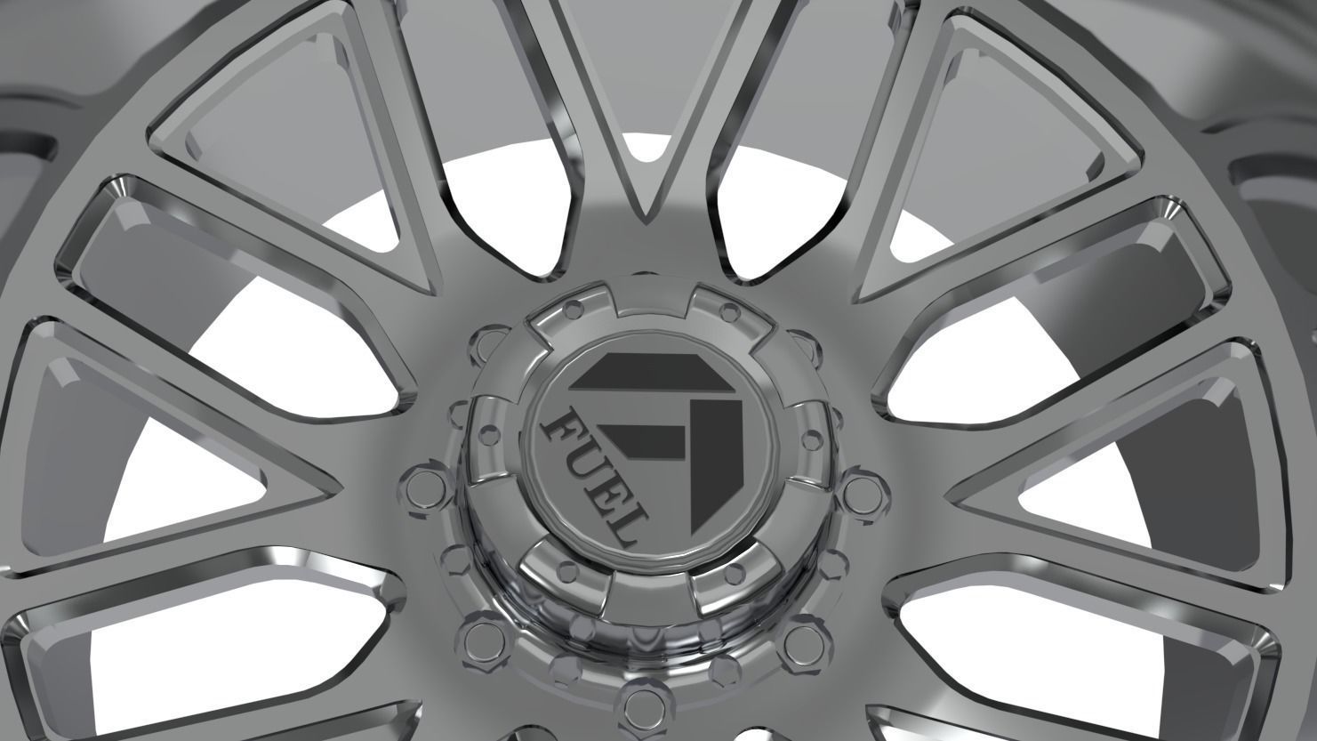 FUEL DUALLY WHEELS FF66D FRONT AND REAR 3D model 3D printable | CGTrader
