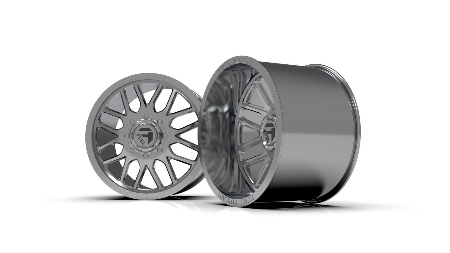 FUEL DUALLY WHEELS FF66D FRONT AND REAR 3D model 3D printable | CGTrader