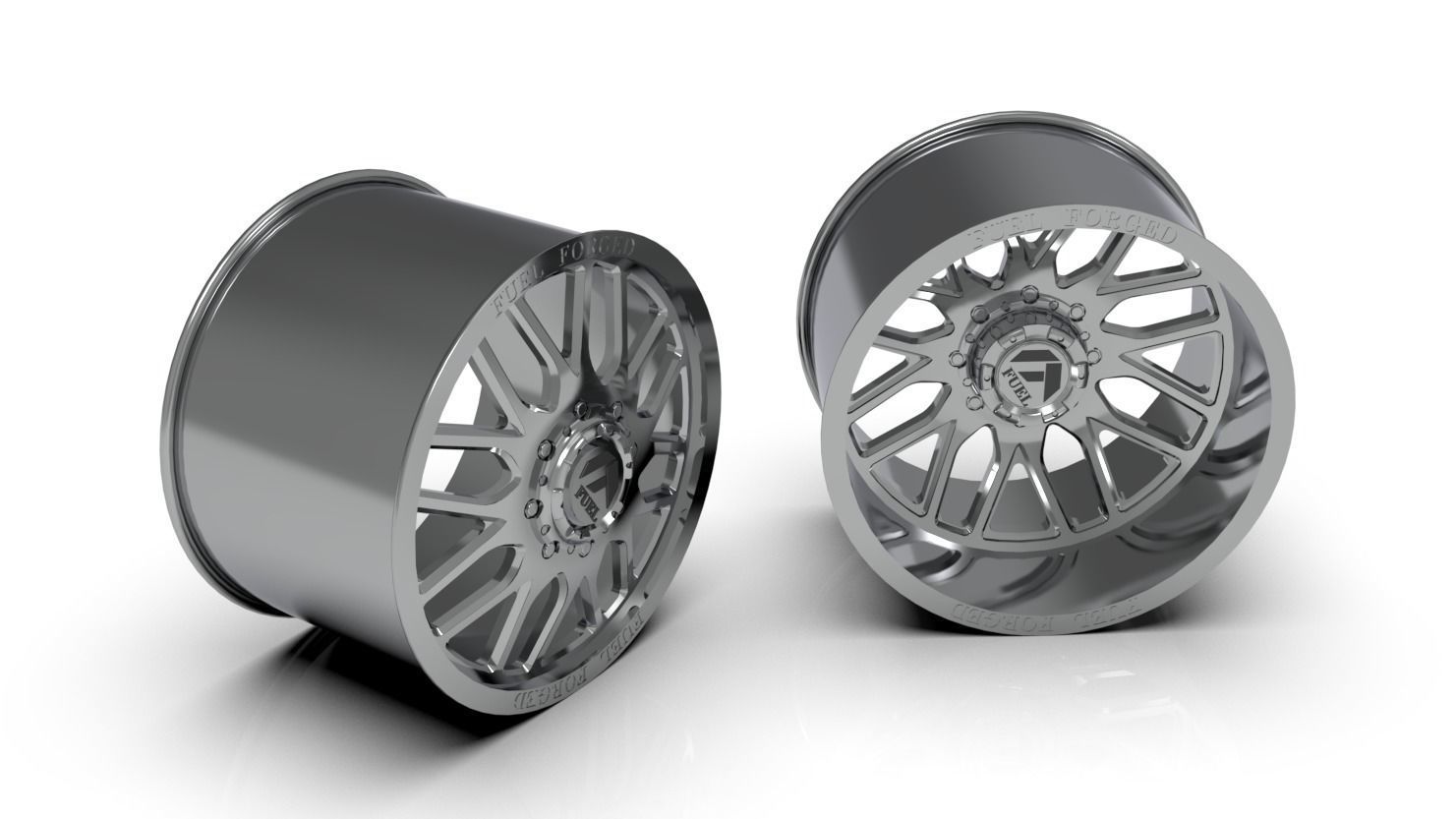 FUEL DUALLY WHEELS FF66D FRONT AND REAR 3D model 3D printable | CGTrader