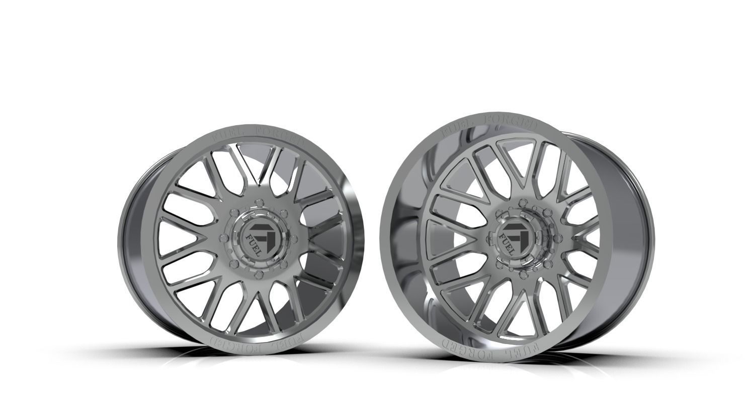 FUEL DUALLY WHEELS FF66D FRONT AND REAR 3D model 3D printable | CGTrader