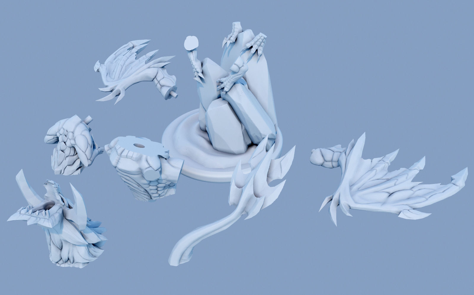 Elder dragon 3D Print Model from League of Legends 3D model 3D ...