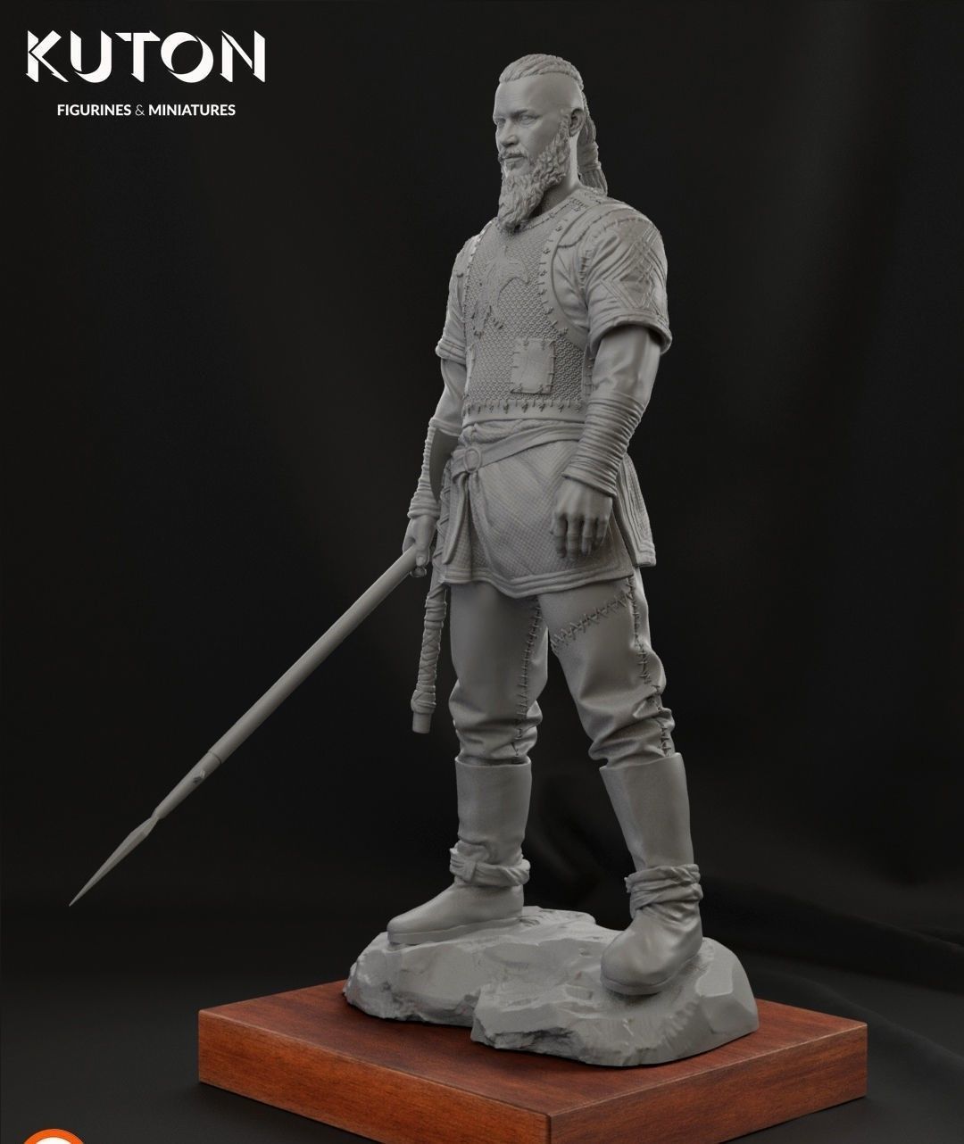 RAGNAR LOTHBROK 3D model 3D printable | CGTrader