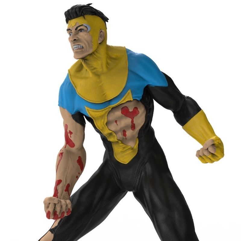 INVINCIBLE STATUE 3D model 3D printable | CGTrader