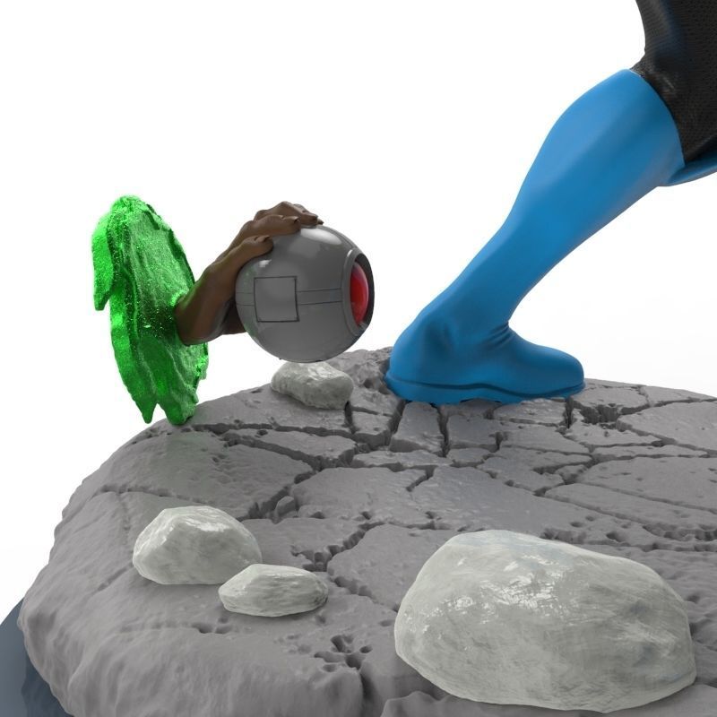 INVINCIBLE STATUE 3D model 3D printable | CGTrader