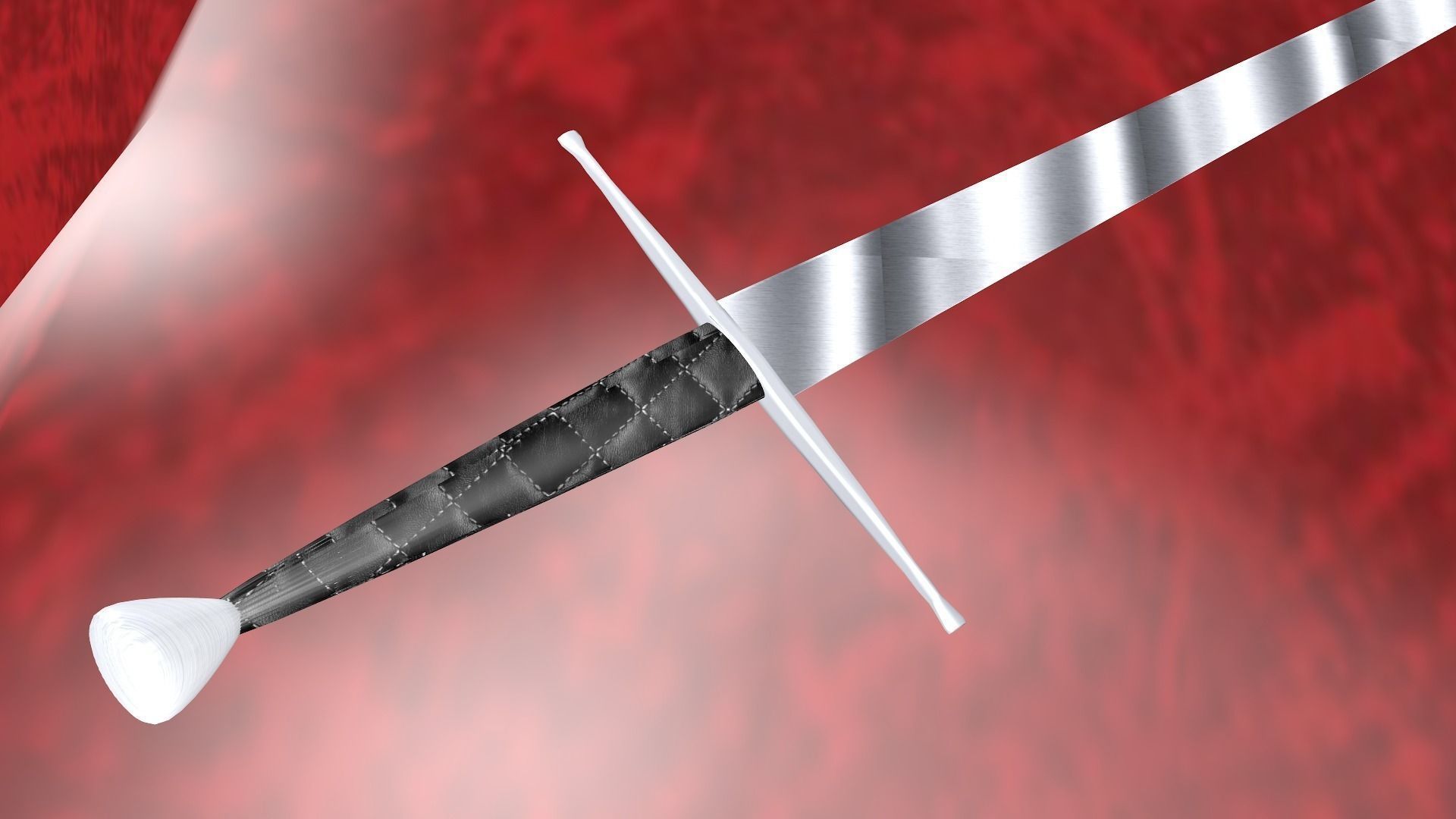 3D model Long Sword Medieval Historical Accurate VR / AR / low-poly ...
