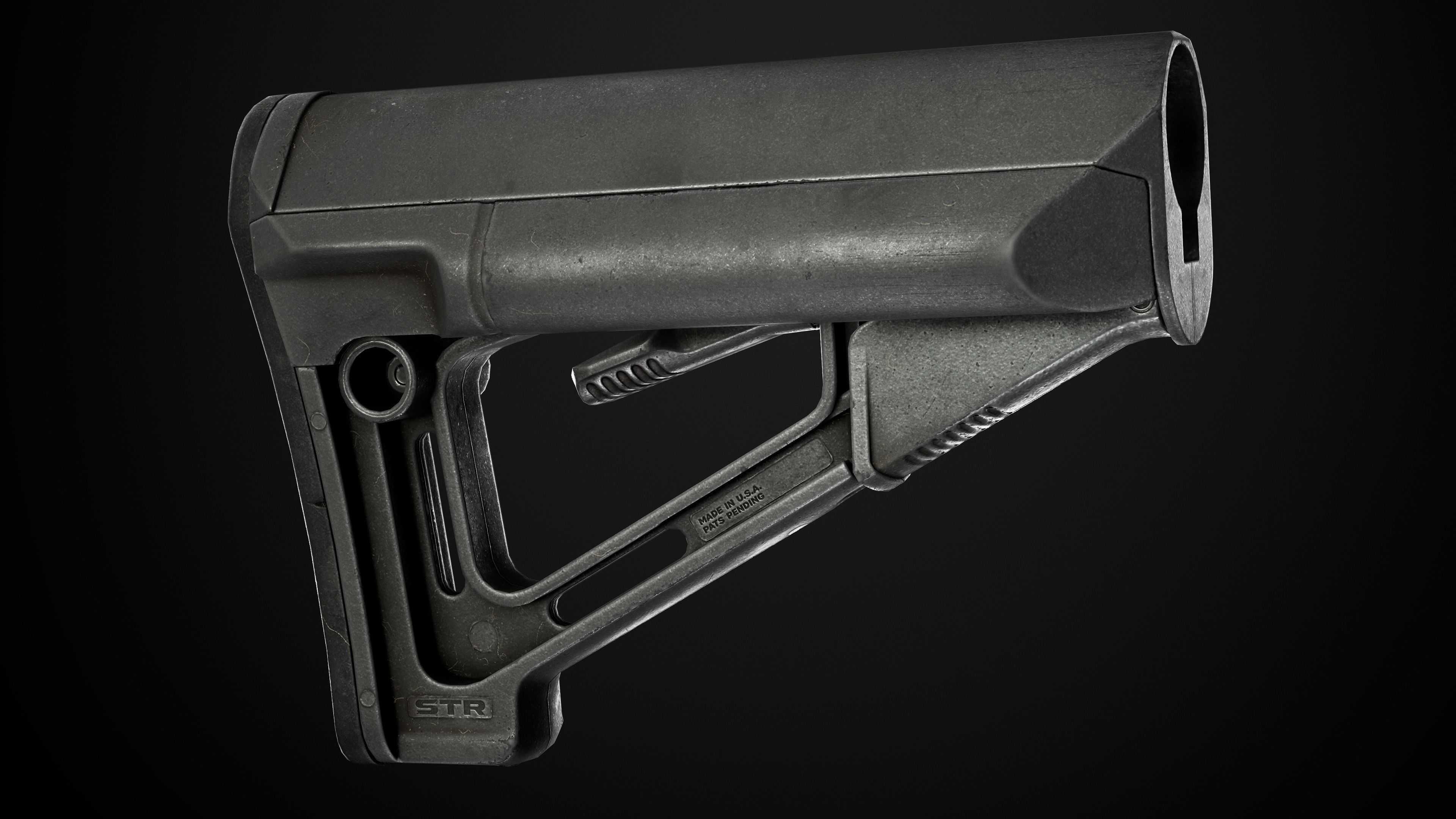 3D model MAGPUL STR AR stock VR / AR / low-poly | CGTrader