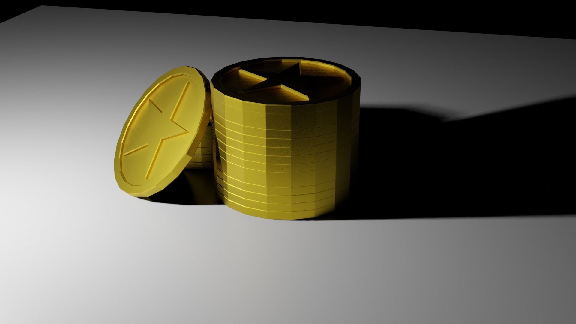 Gold Coin 3D model free VR / AR / low-poly 3D model | CGTrader