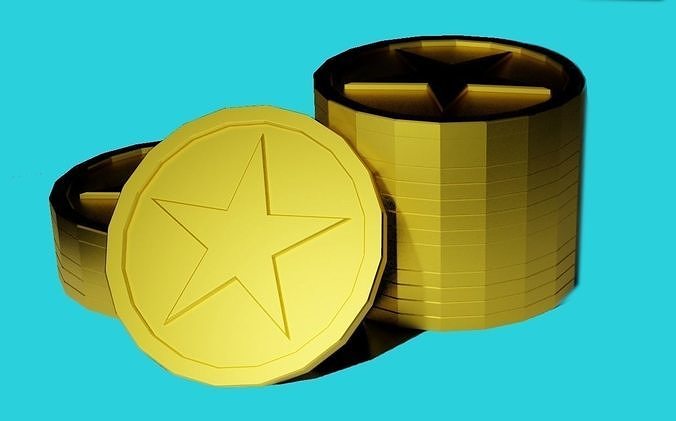 Gold Coin 3D model free VR / AR / low-poly 3D model | CGTrader
