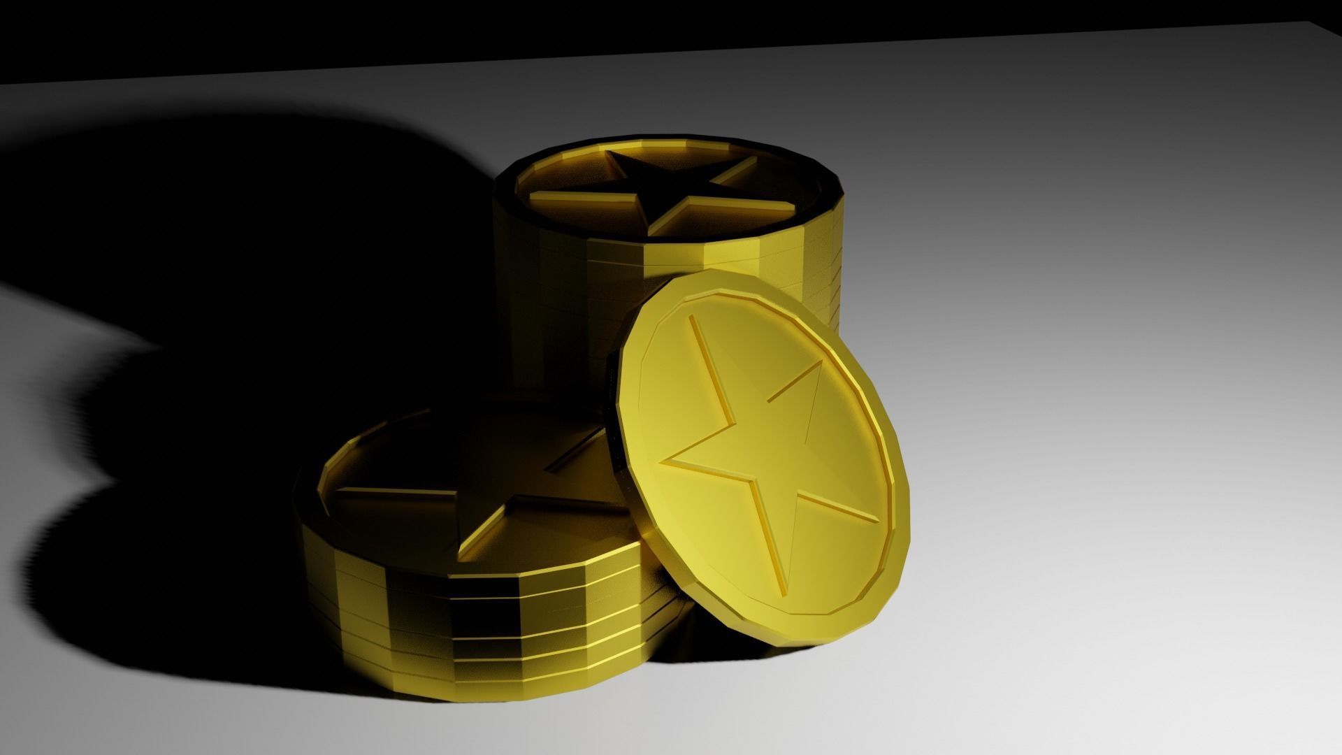 Gold Coin 3D model free VR / AR / low-poly 3D model | CGTrader