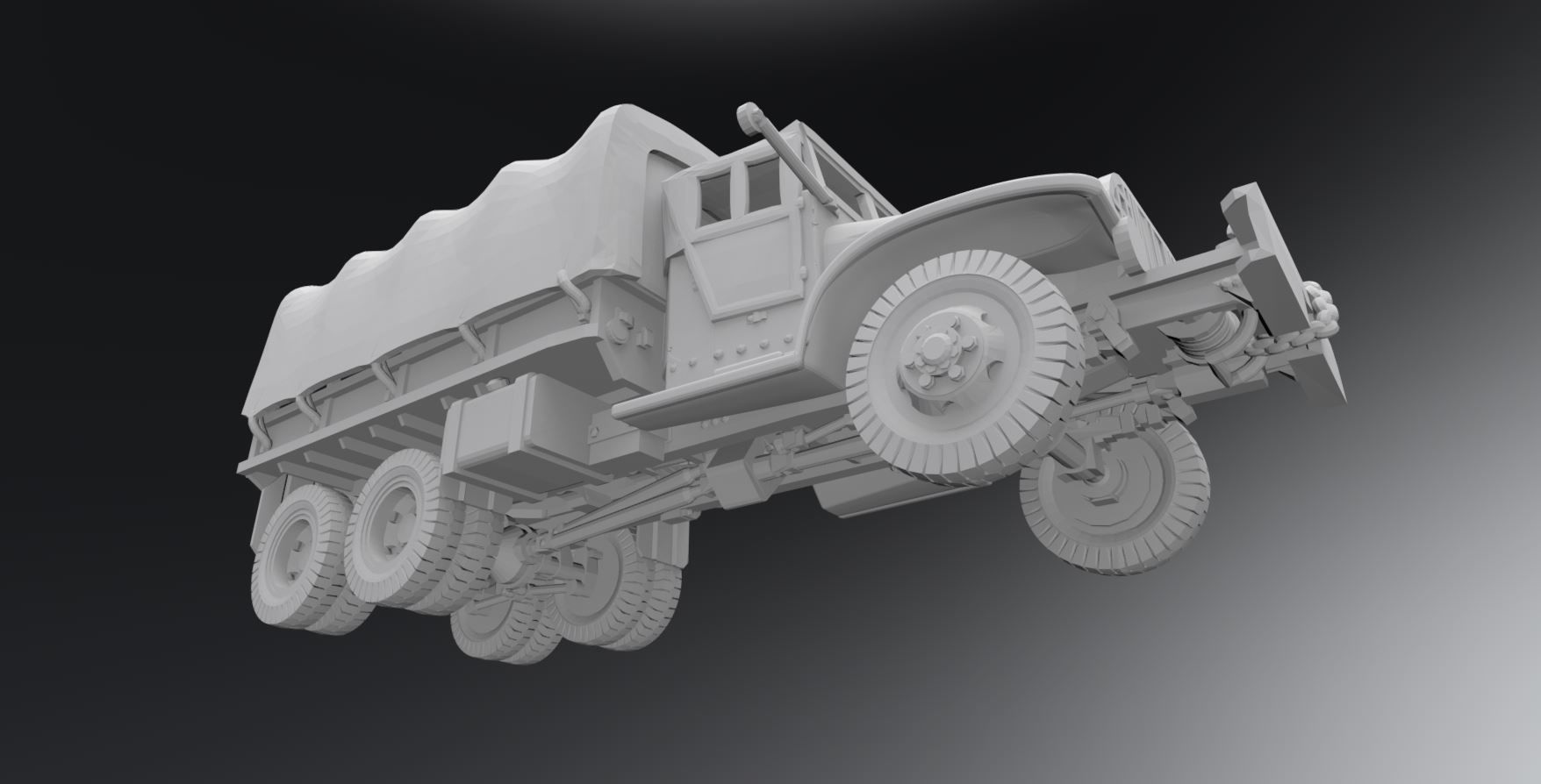 GMC CCKW mini scale 3D model 3D printable | CGTrader