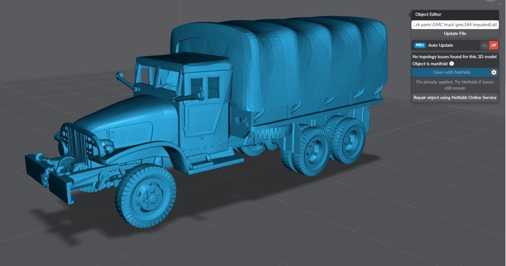 GMC CCKW mini scale 3D model 3D printable | CGTrader