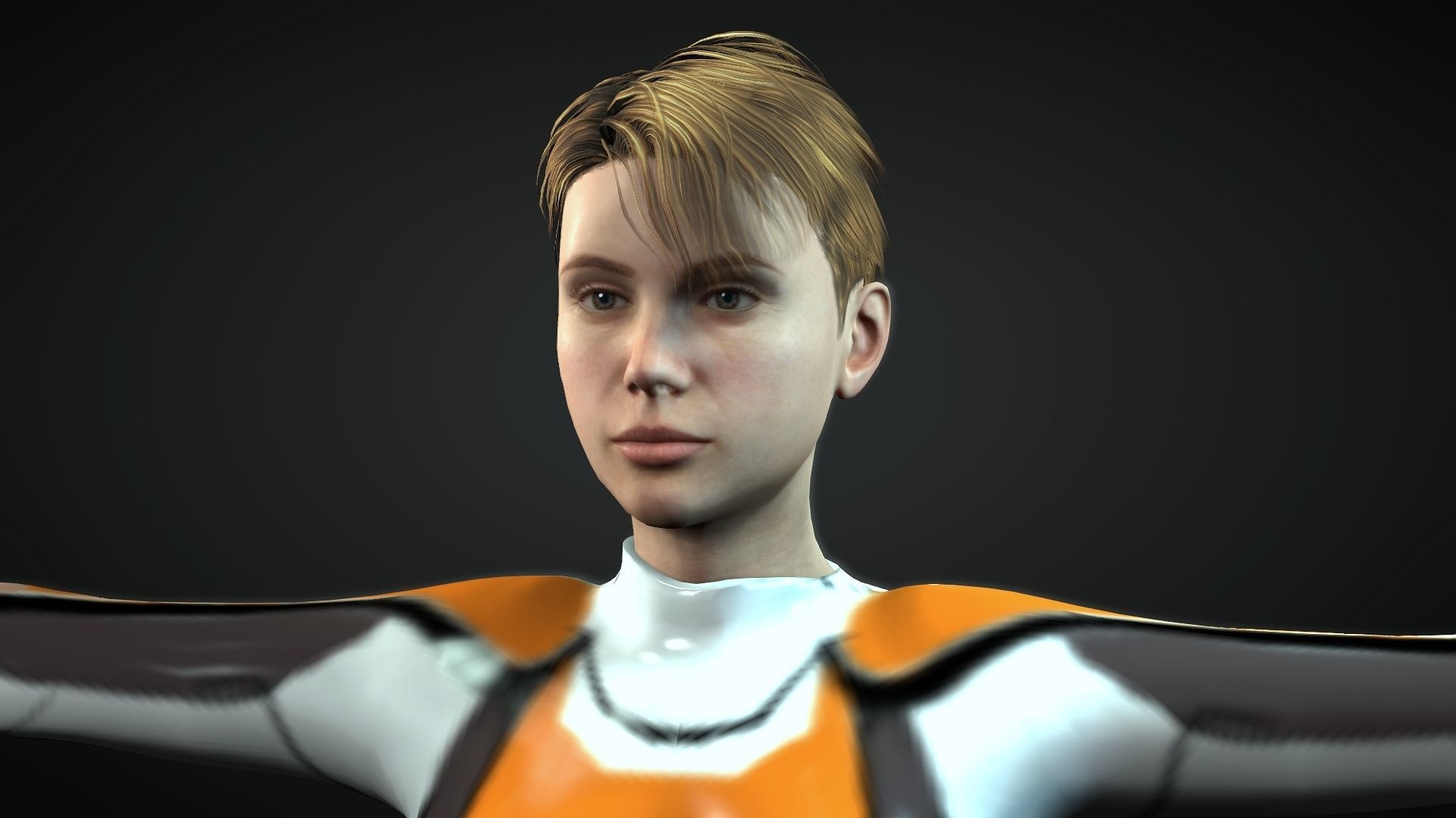 3D model Fiction Woman VR / AR / low-poly | CGTrader