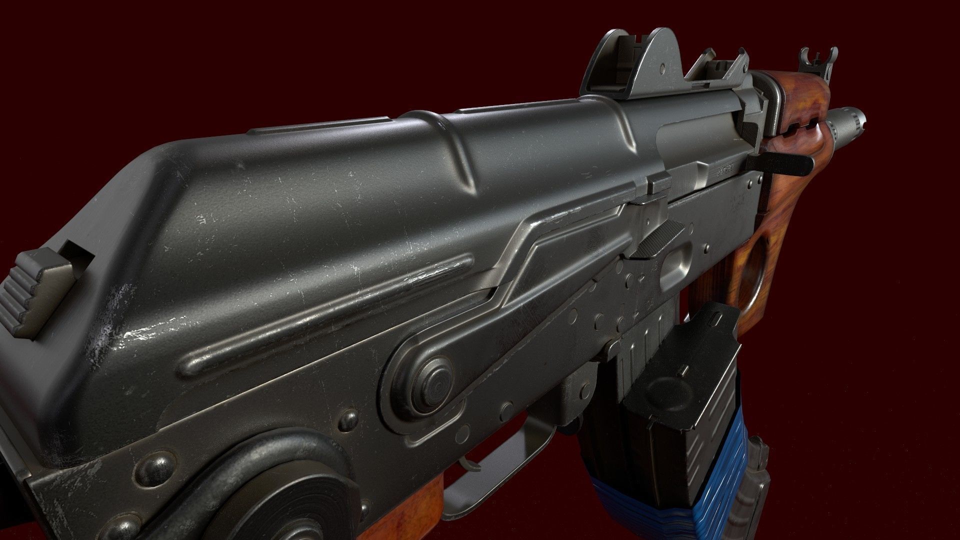 3D model AKMSu VR / AR / low-poly | CGTrader