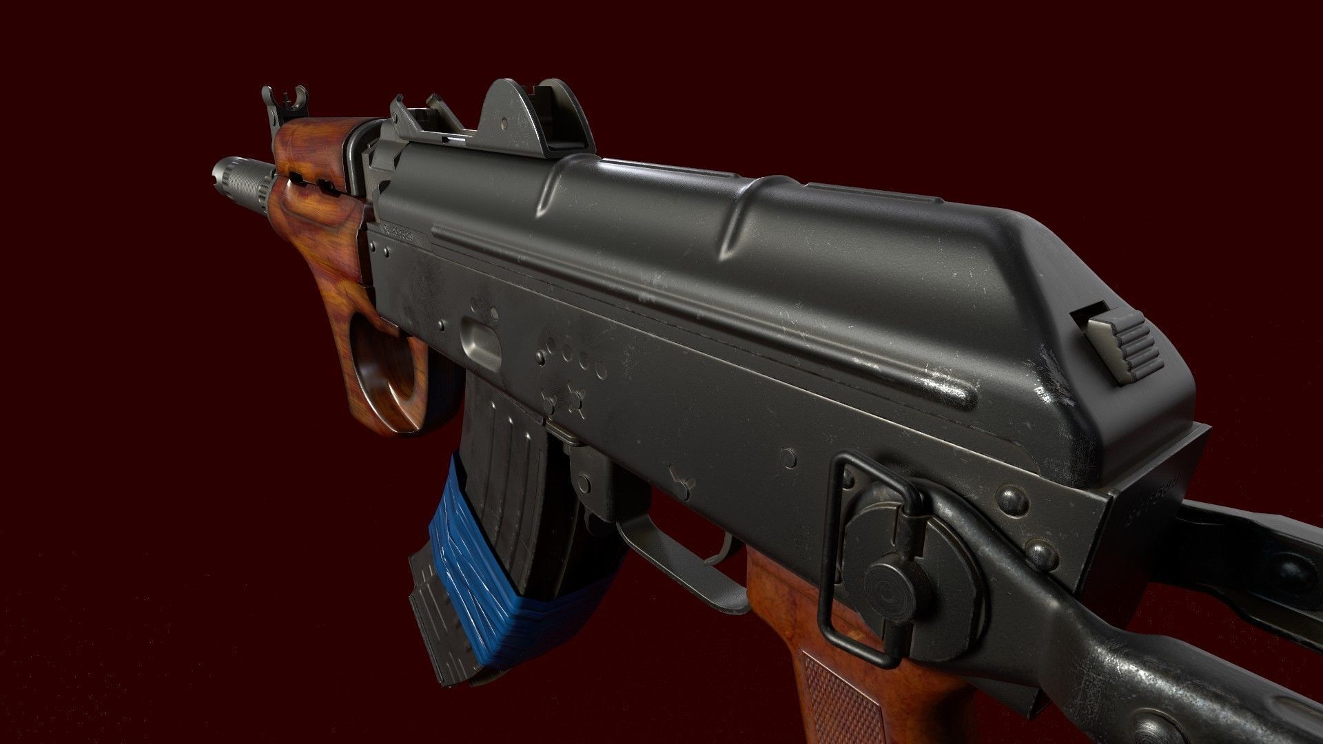 3D model AKMSu VR / AR / low-poly | CGTrader