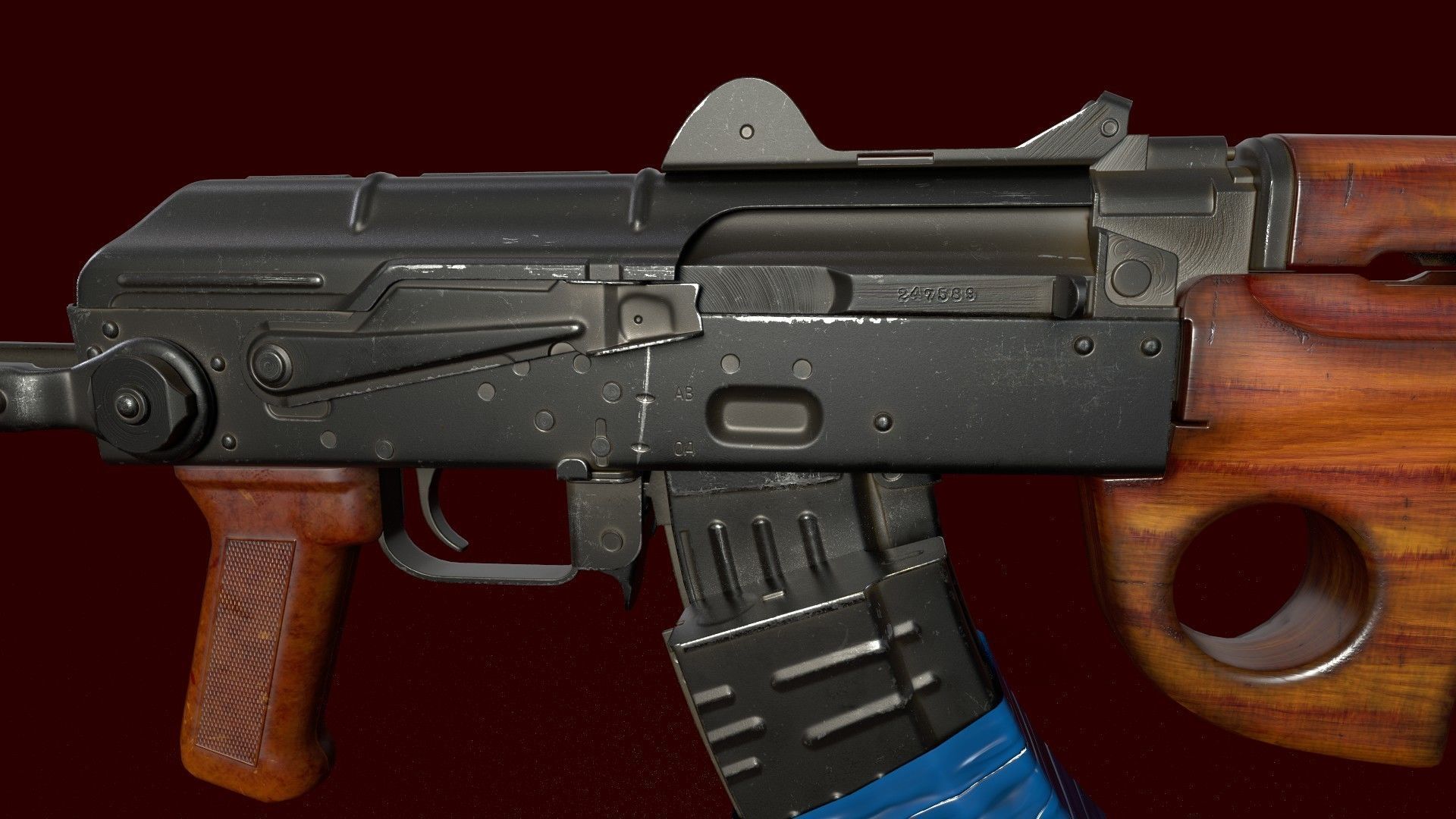 3D model AKMSu VR / AR / low-poly | CGTrader