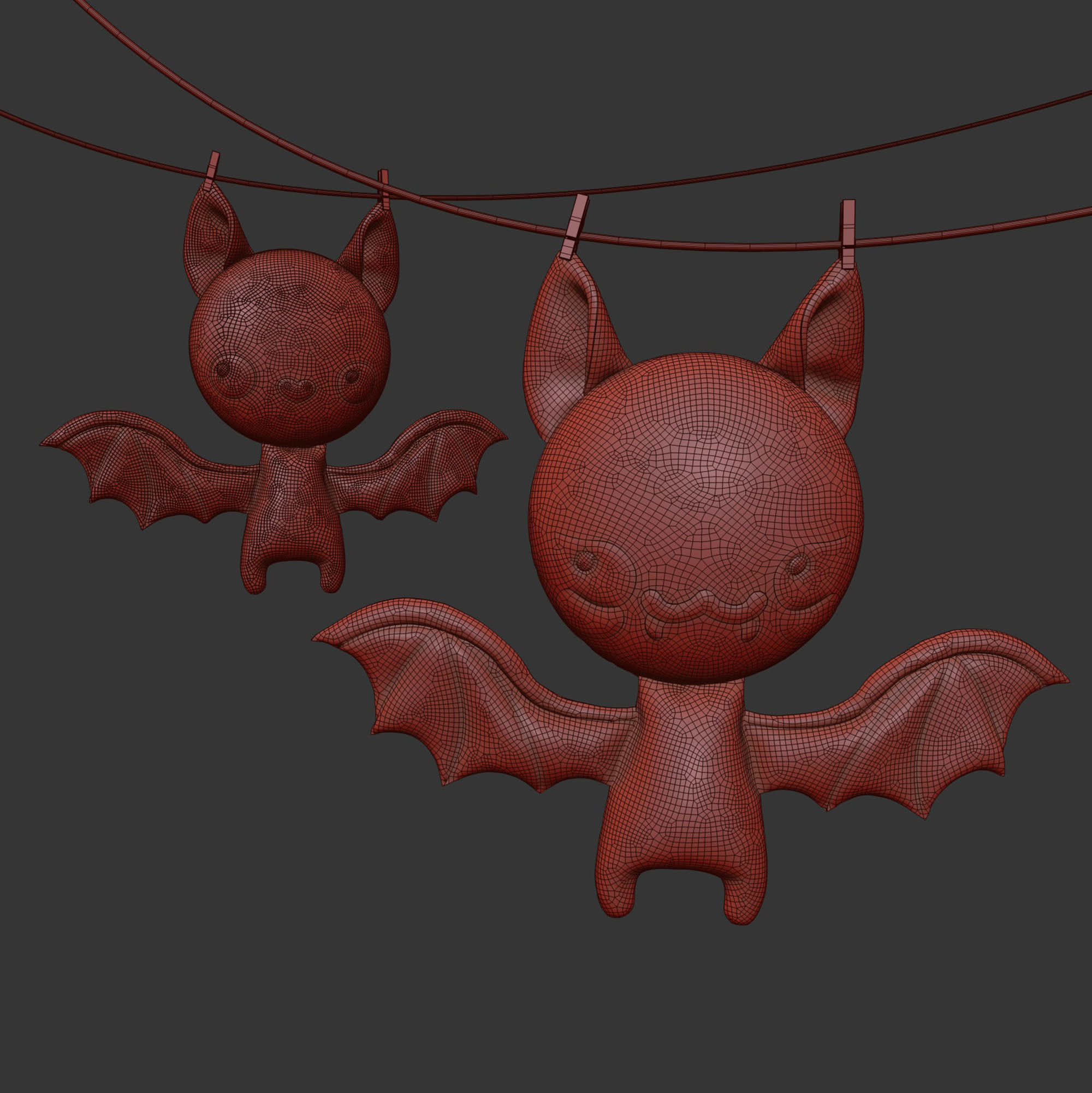 kids bat toy 3D model | CGTrader
