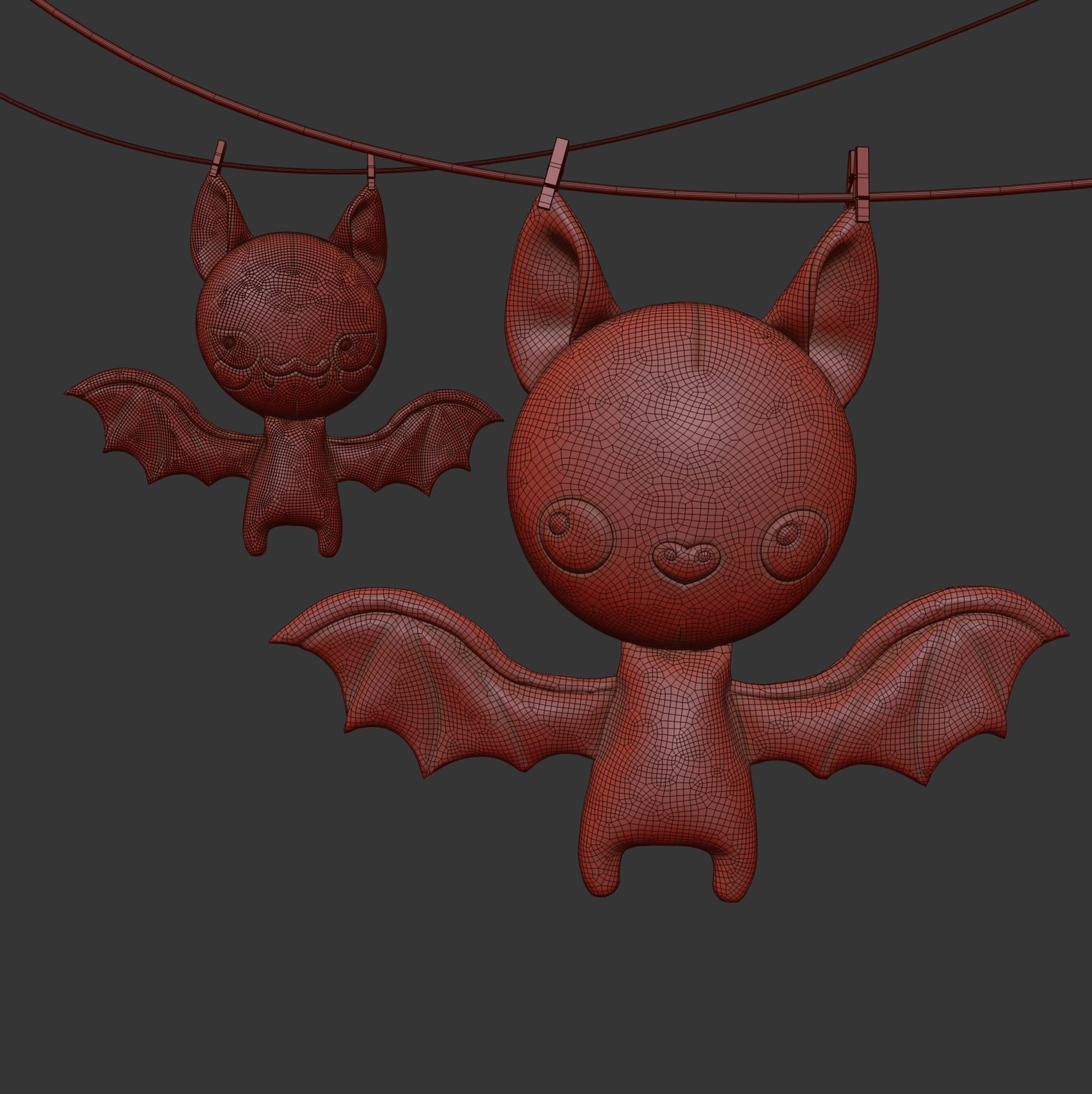 kids bat toy 3D model | CGTrader