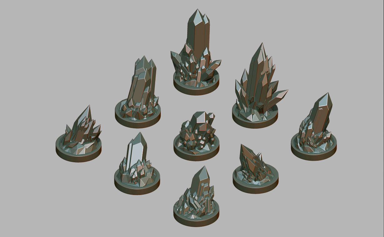 Crystal 3D Model 3D model 3D printable | CGTrader