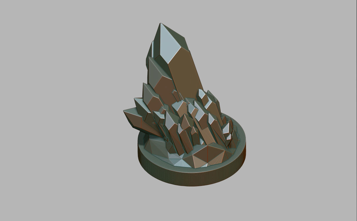 Crystal 3D Model 3D model 3D printable | CGTrader