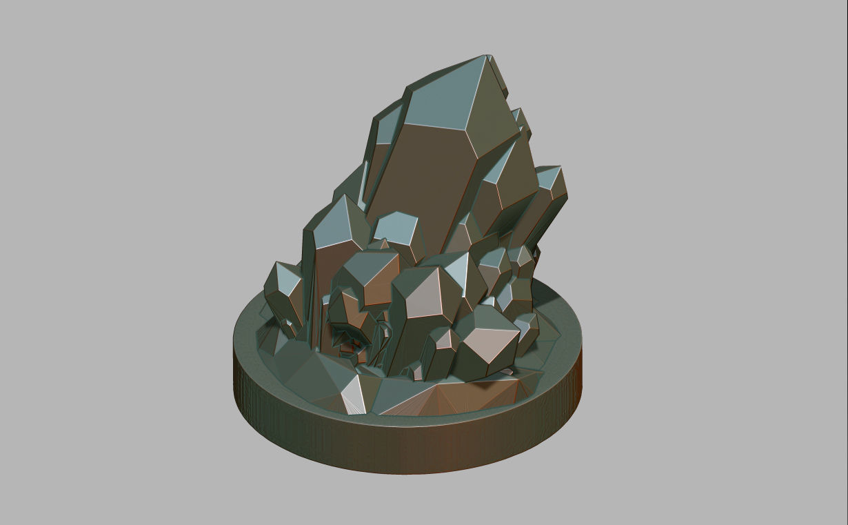 Crystal 3D Model 3D model 3D printable | CGTrader