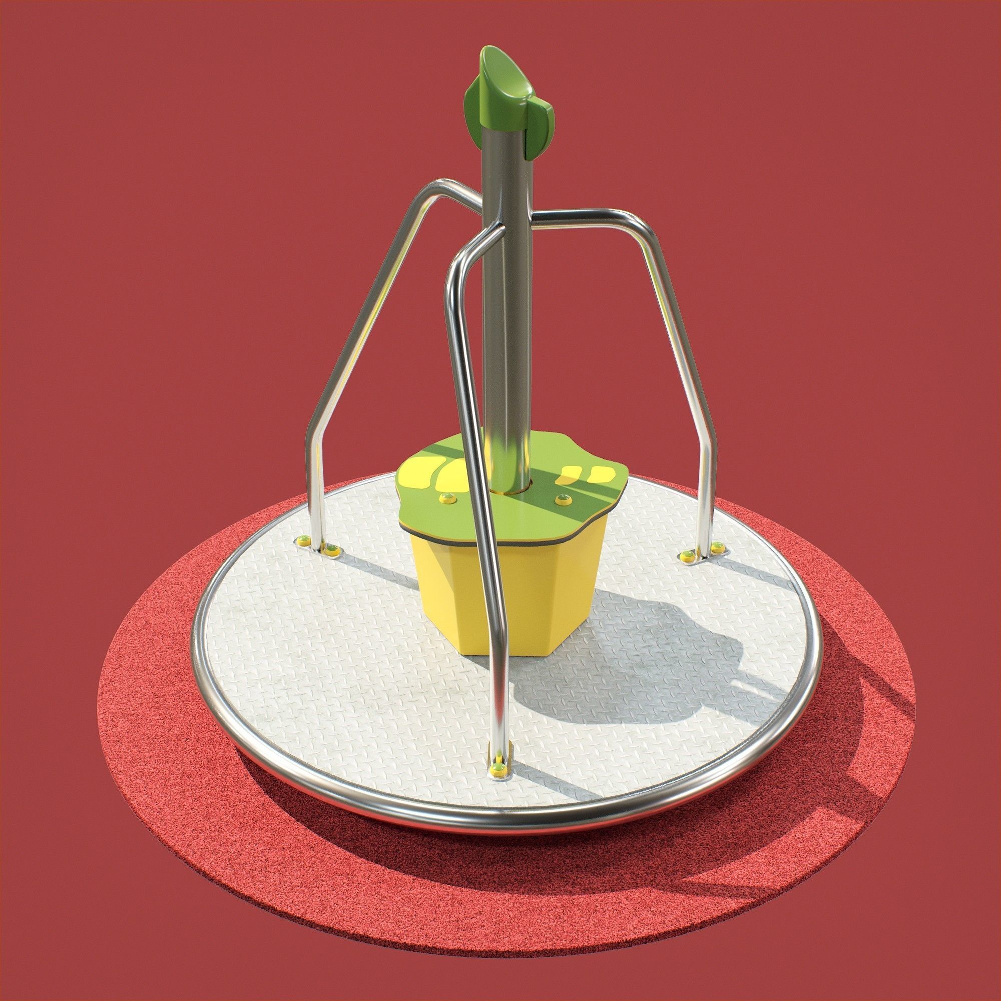 kids playground THE DIZZY ROUNDABOUT JIN-0532 3D model | CGTrader