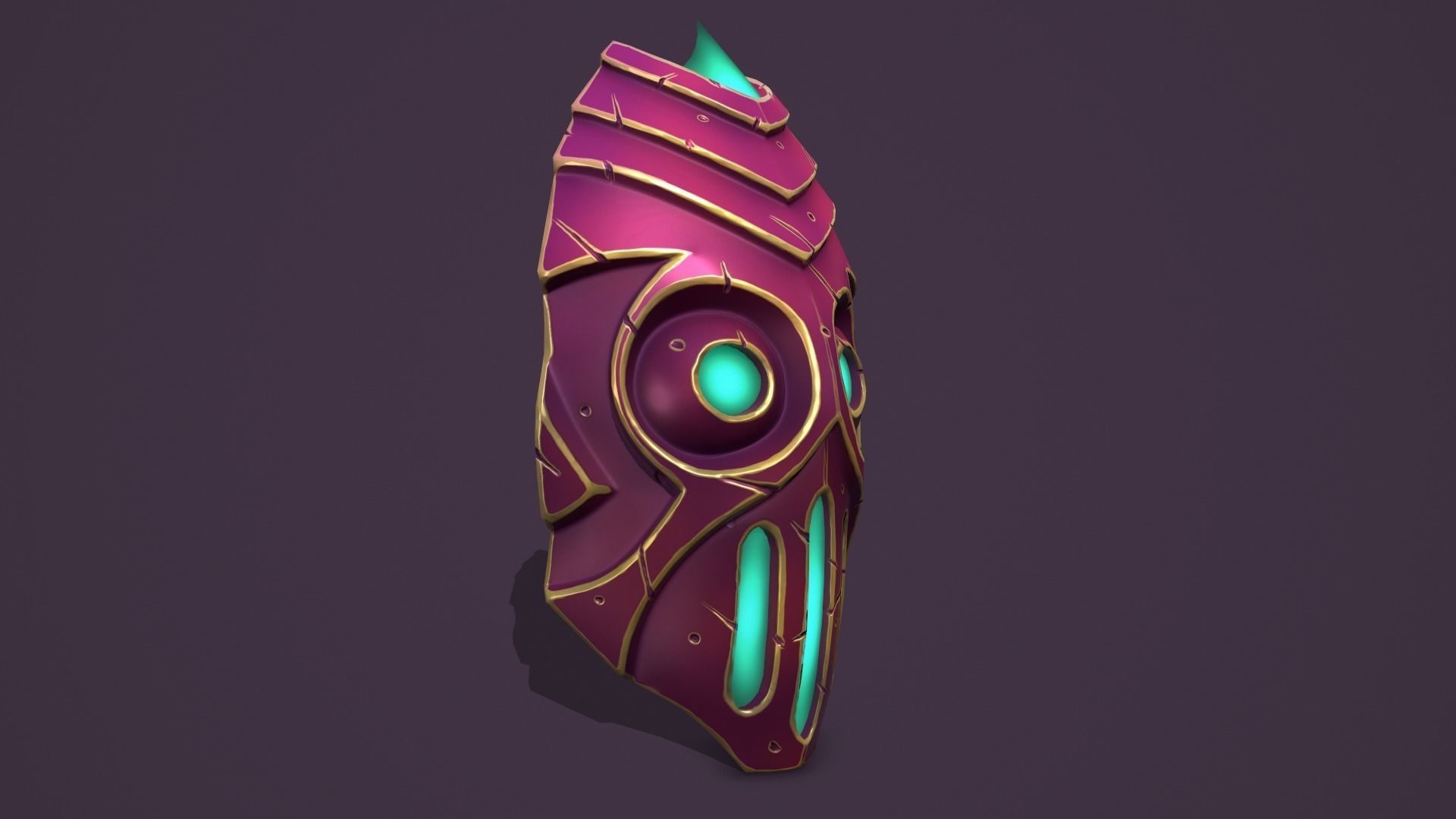 3D model Lava mask VR / AR / low-poly | CGTrader