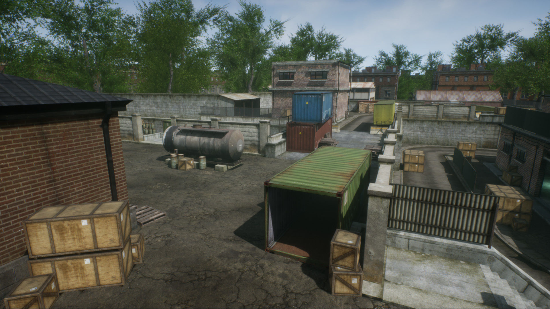 3D model FPS Mobile Game Map v3 with assets VR / AR / low-poly | CGTrader