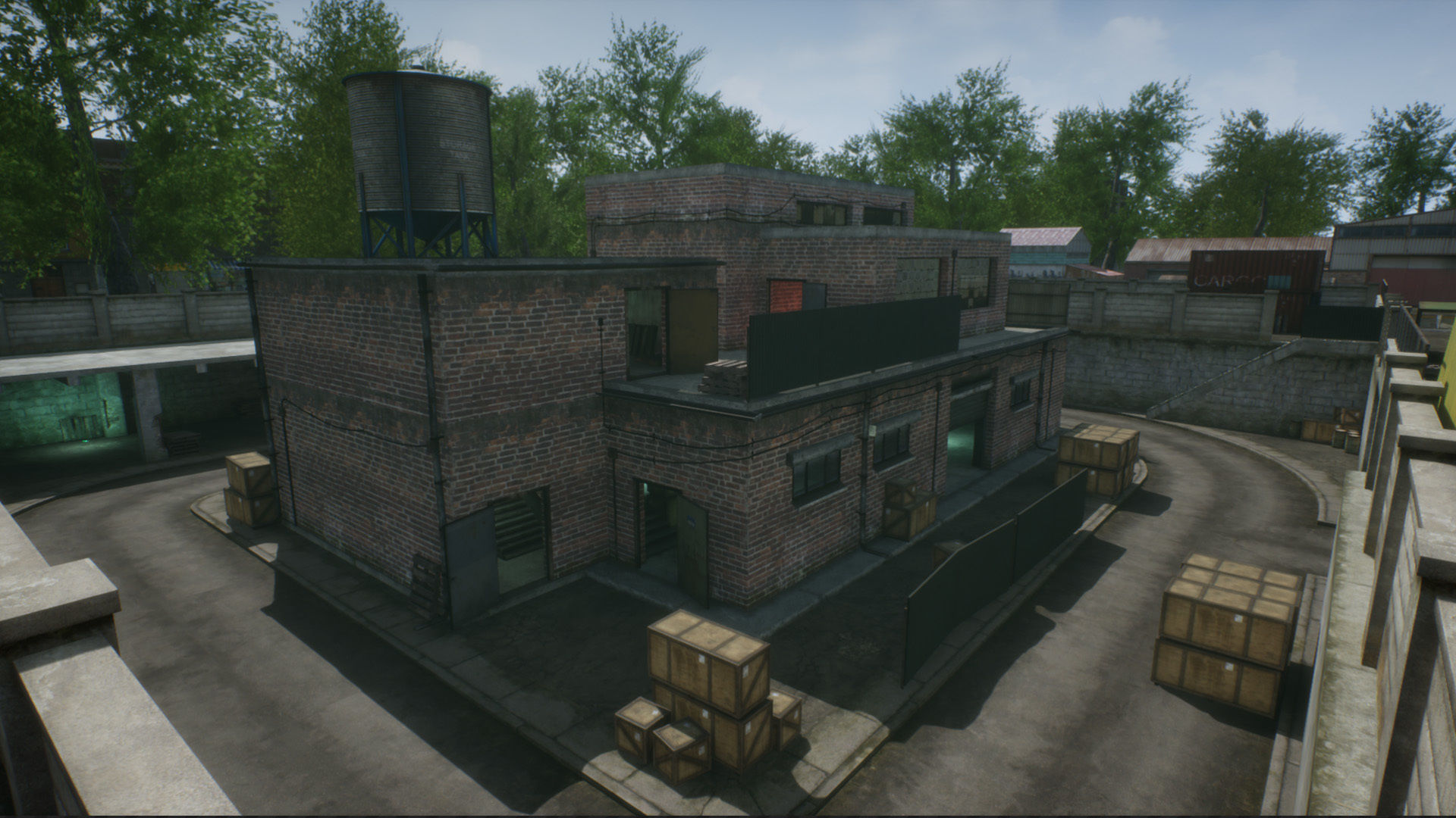 3D model FPS Mobile Game Map v3 with assets VR / AR / low-poly | CGTrader