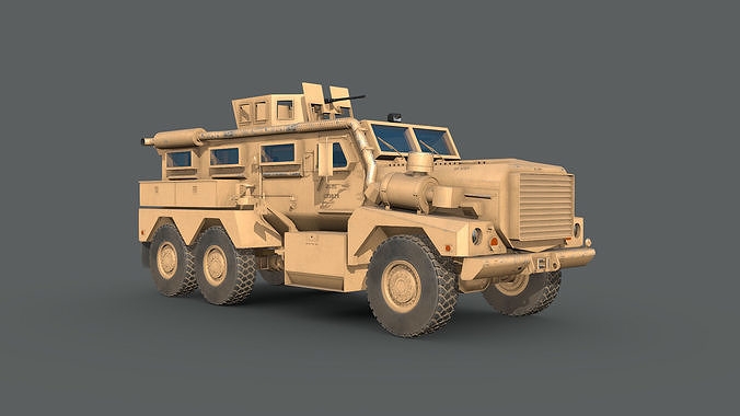 Cougar 6x6 MRAP 3D model | CGTrader
