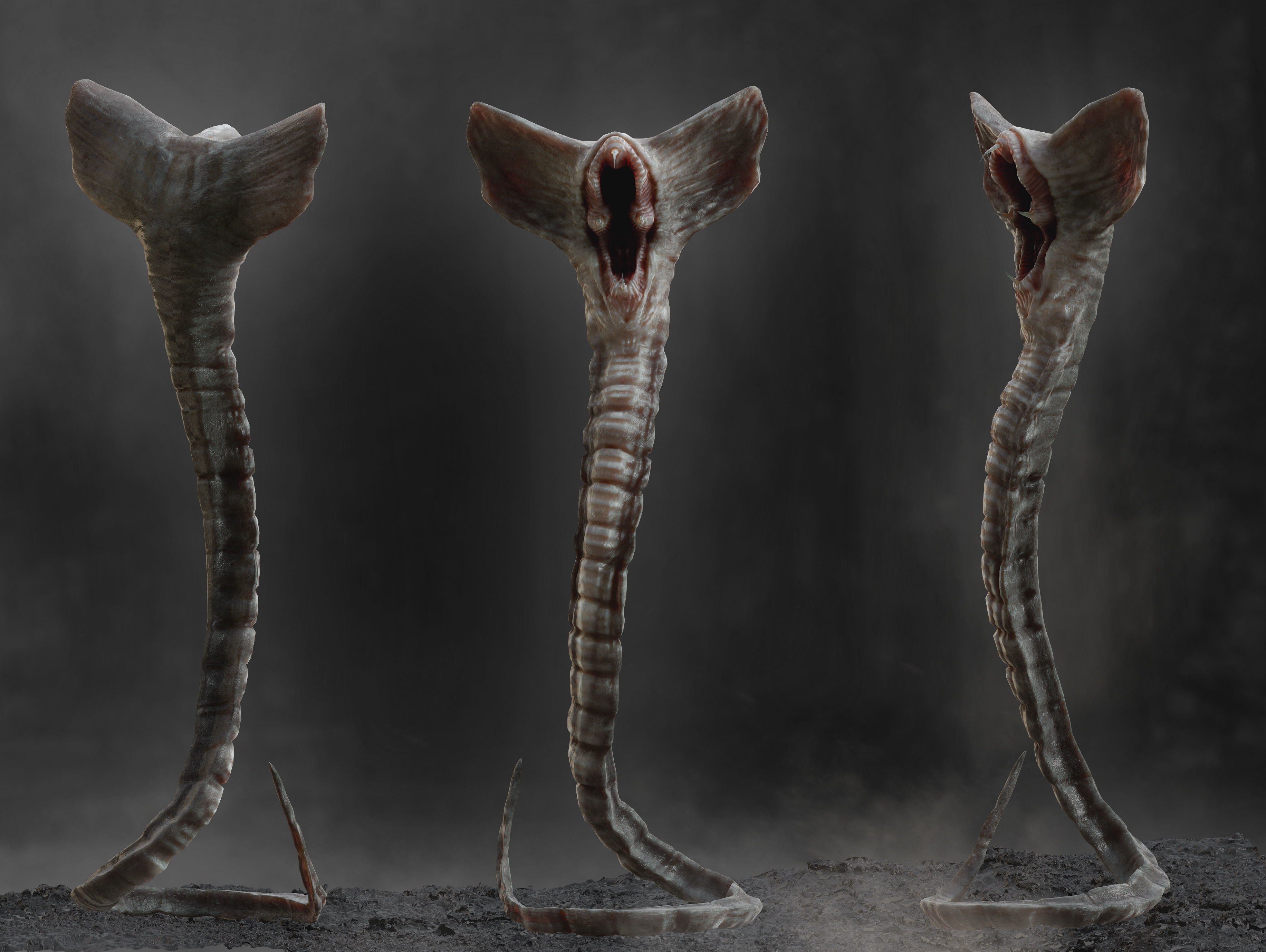 3D model Hammerpede - Prometheus VR / AR / low-poly rigged | CGTrader