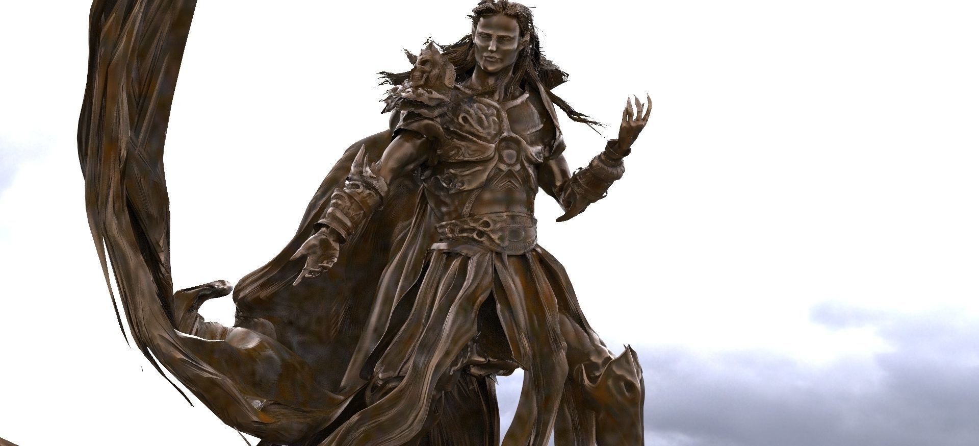 Fallen angel elf 3D model | CGTrader