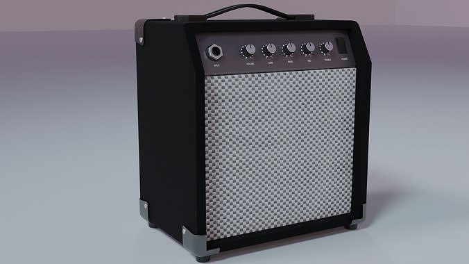 Guitar amp 3D model | CGTrader