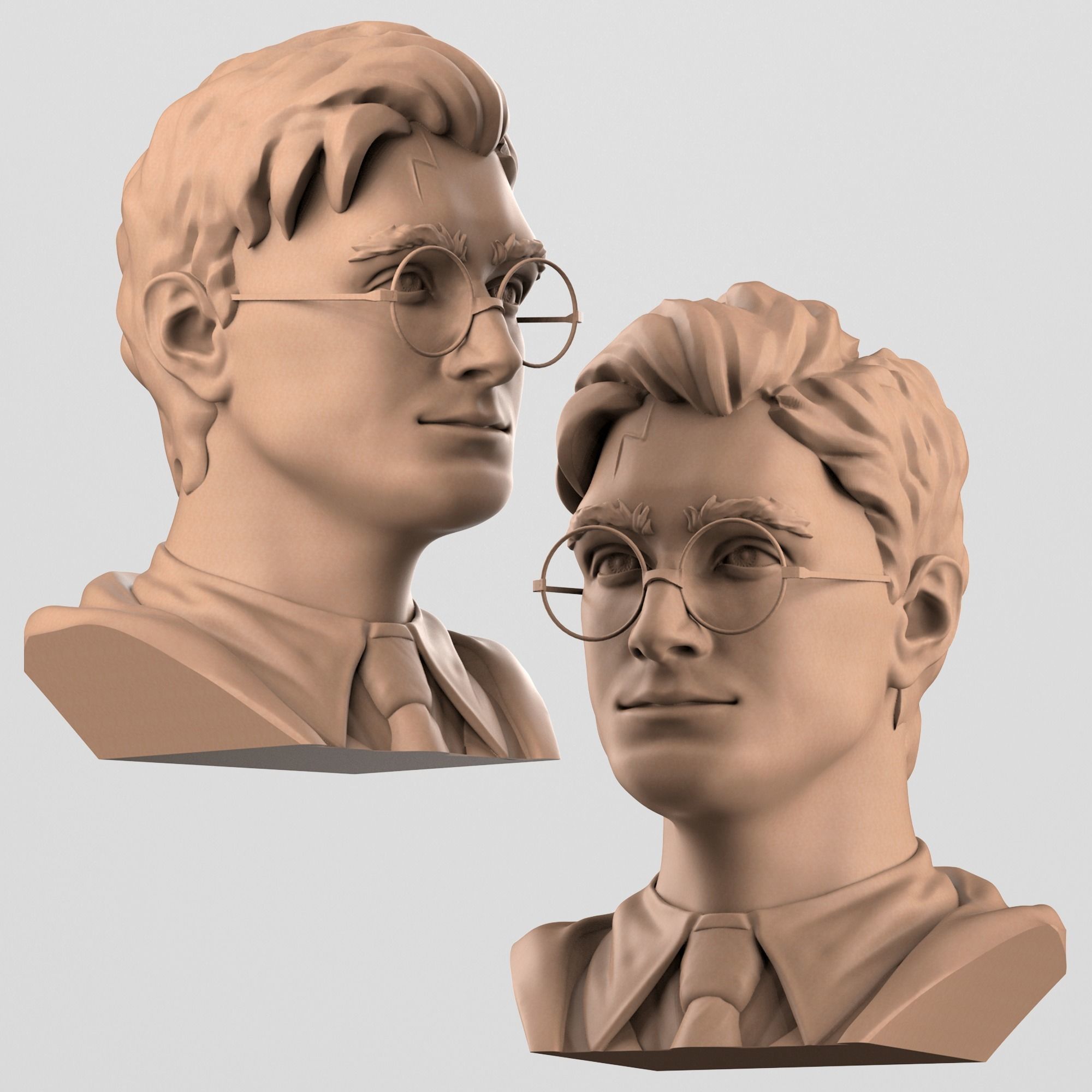 Harry Potter pots 3D model 3D printable | CGTrader