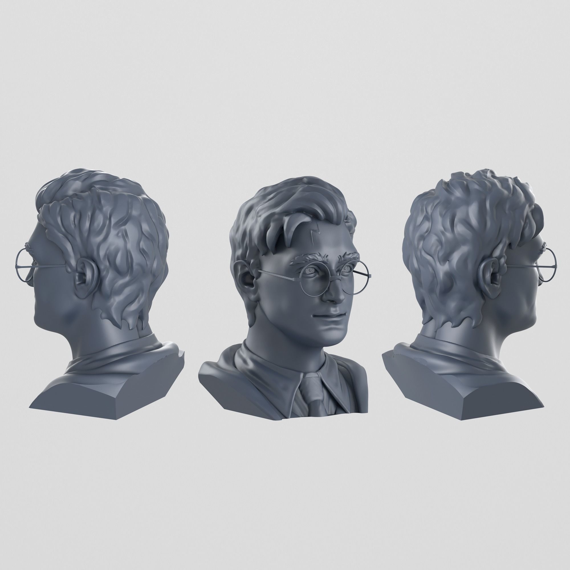 Harry Potter pots 3D model 3D printable | CGTrader