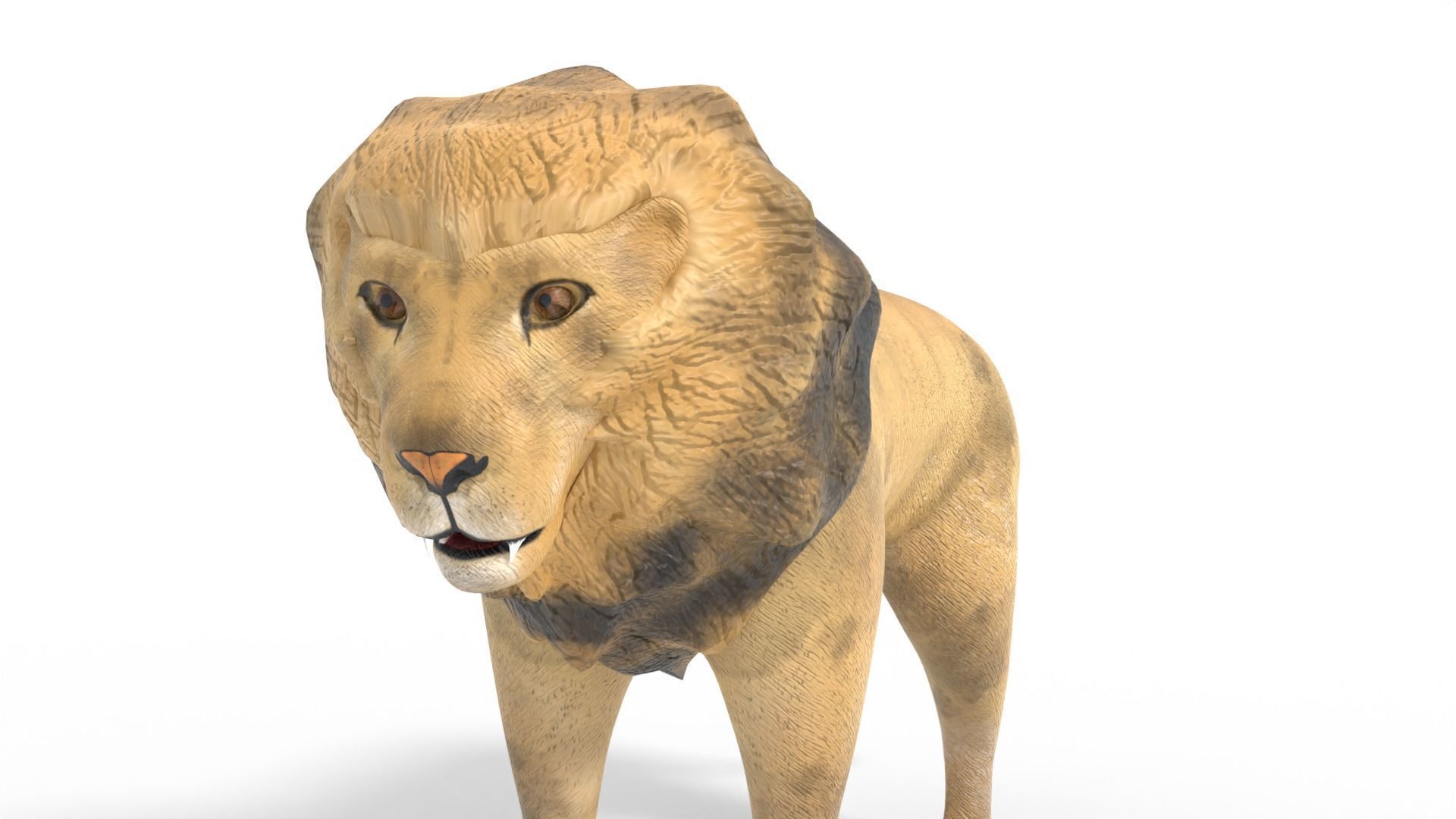 3D model 3D Lion Model VR / AR / low-poly | CGTrader