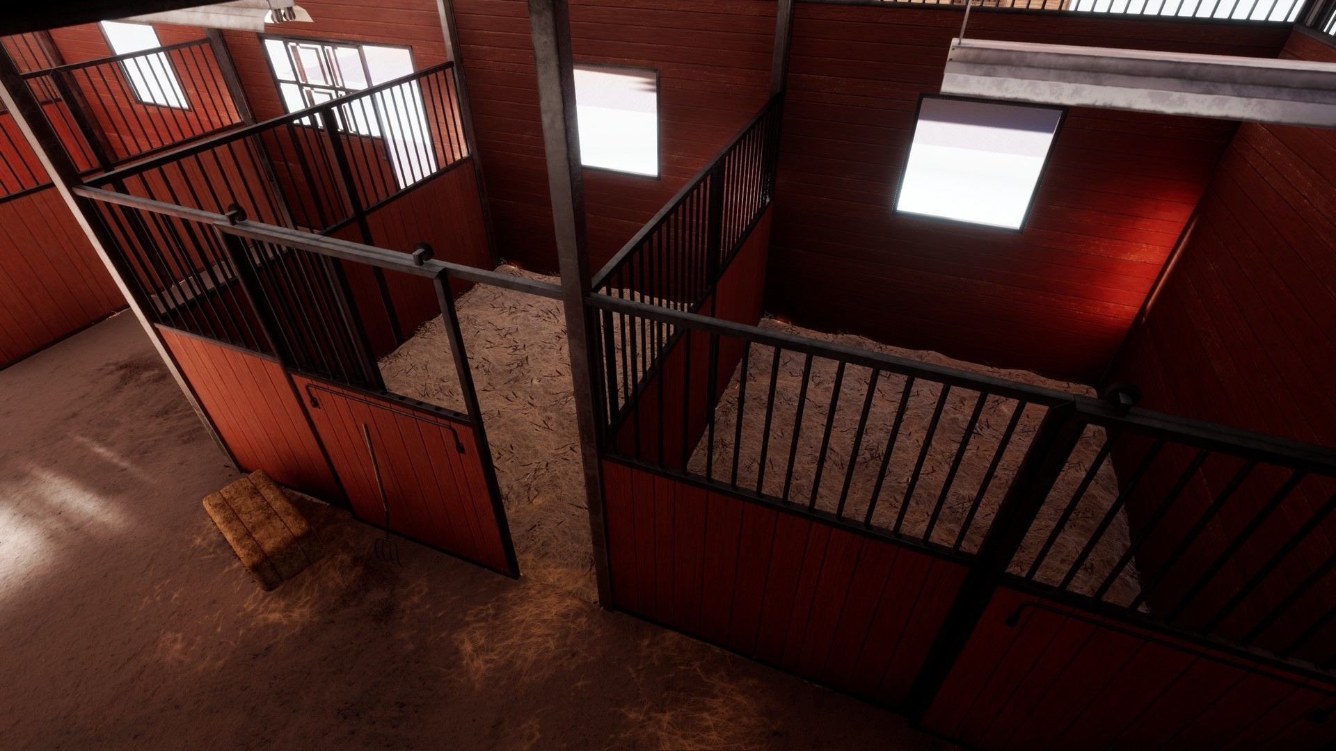 3D model Modular Modern Stable Environment VR / AR / low-poly | CGTrader