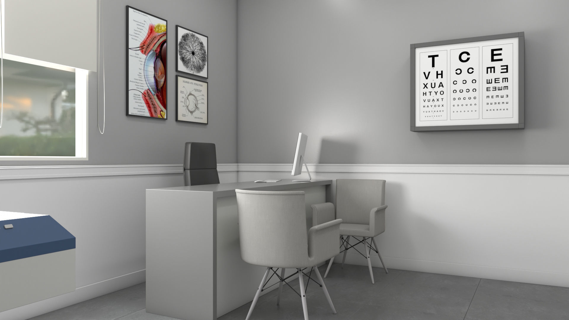 Eye Clinic Ophthalmologist 3D model | CGTrader