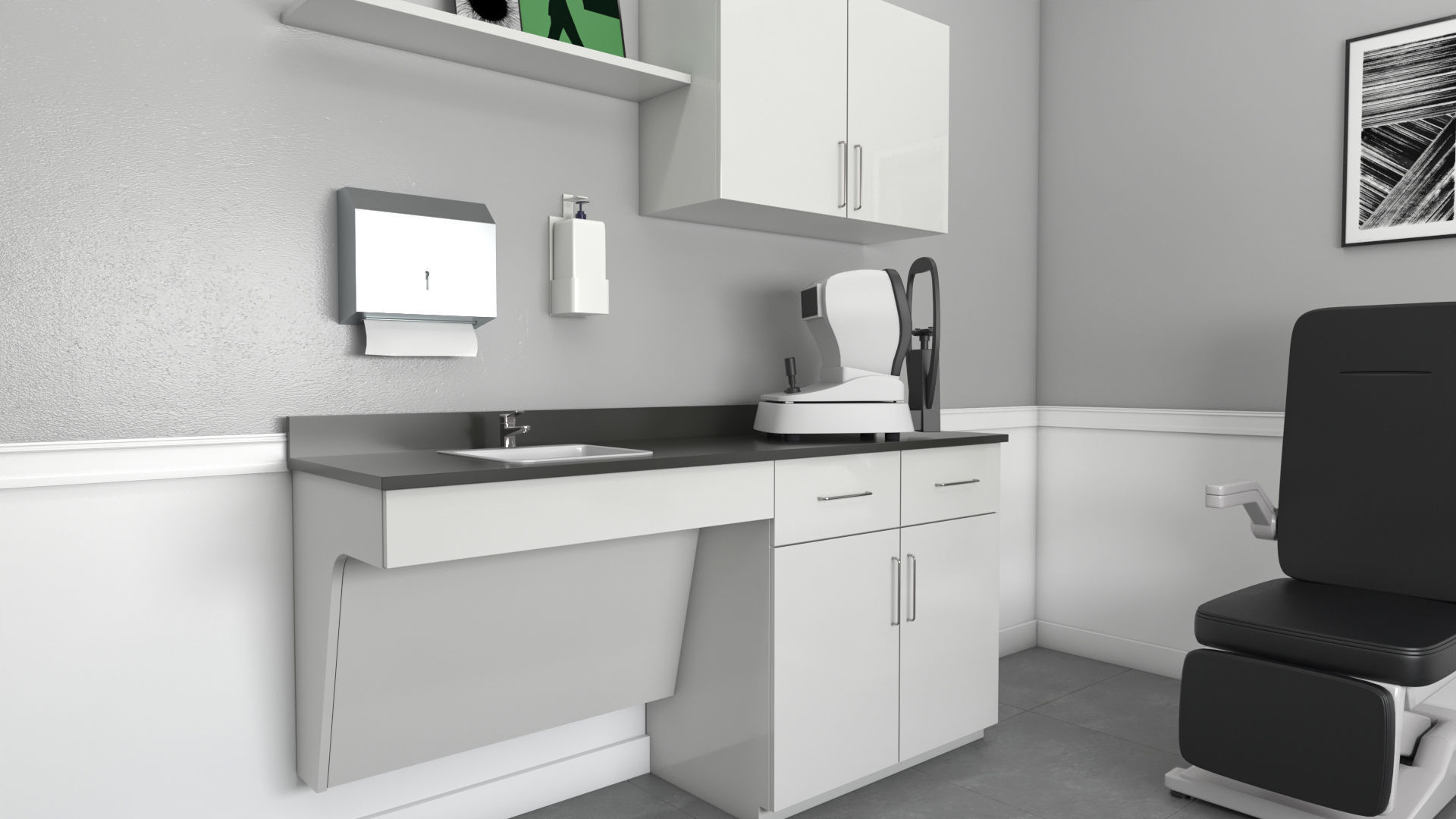 Eye Clinic Ophthalmologist 3D model | CGTrader