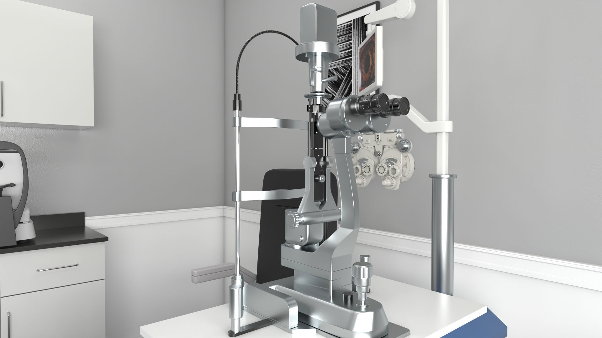 Eye Clinic Ophthalmologist 3D model | CGTrader