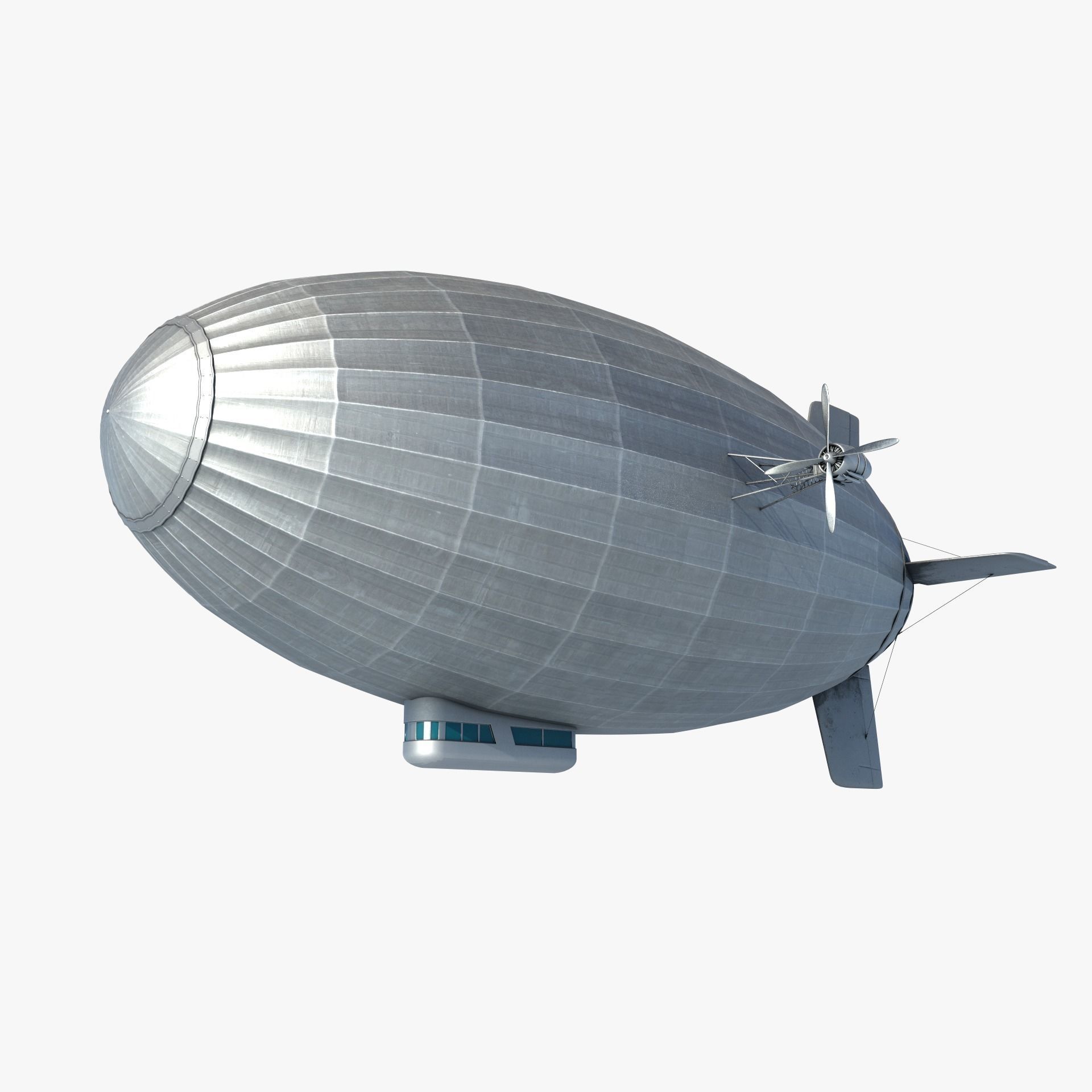 3D model Airship Zeppelin Game Ready VR / AR / low-poly | CGTrader