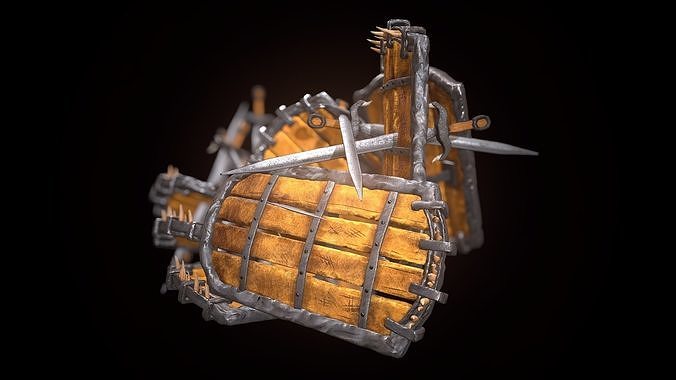 3D model An epic sword and shield VR / AR / low-poly | CGTrader
