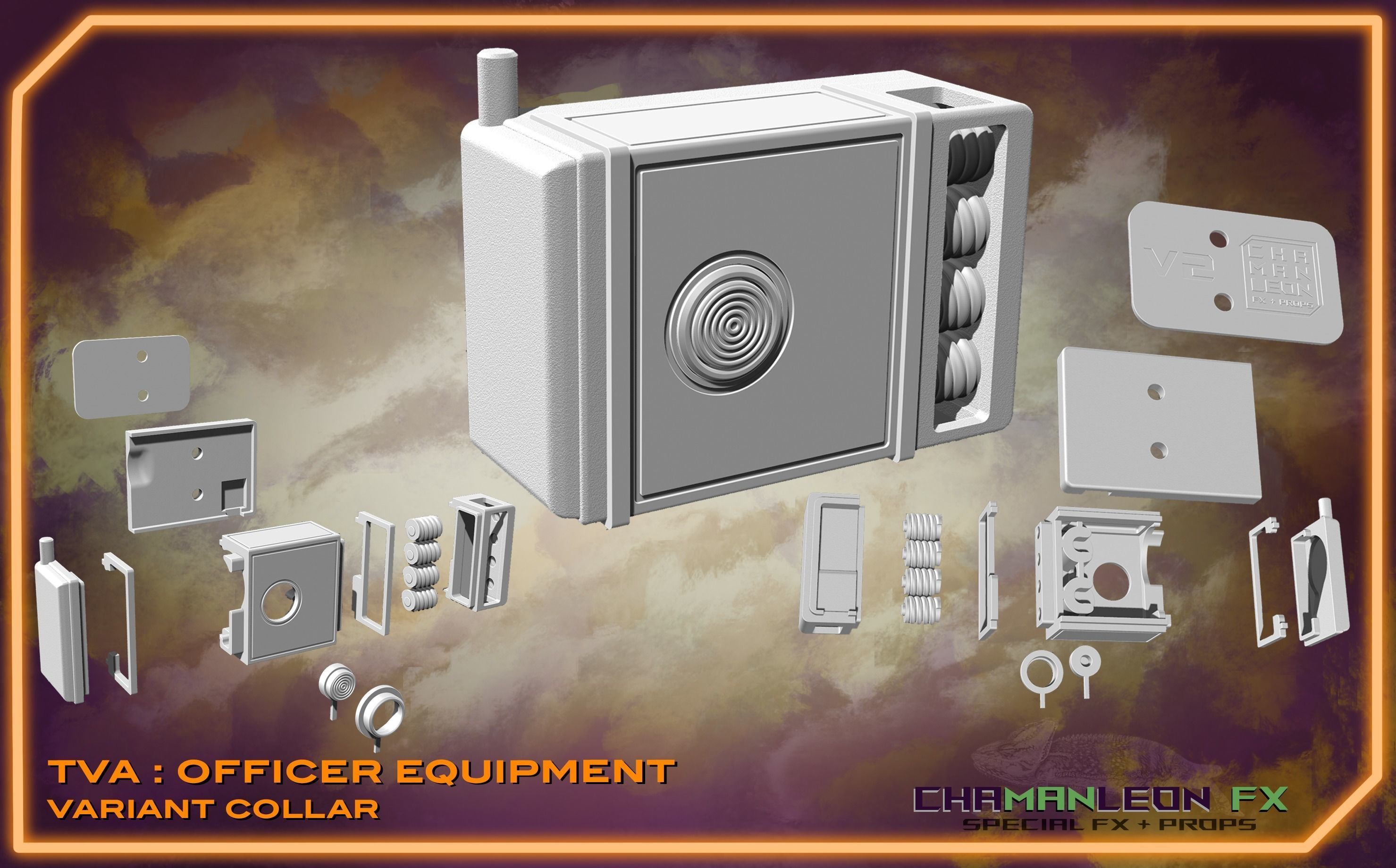 TVA Variant Time Collar 3D model 3D printable | CGTrader