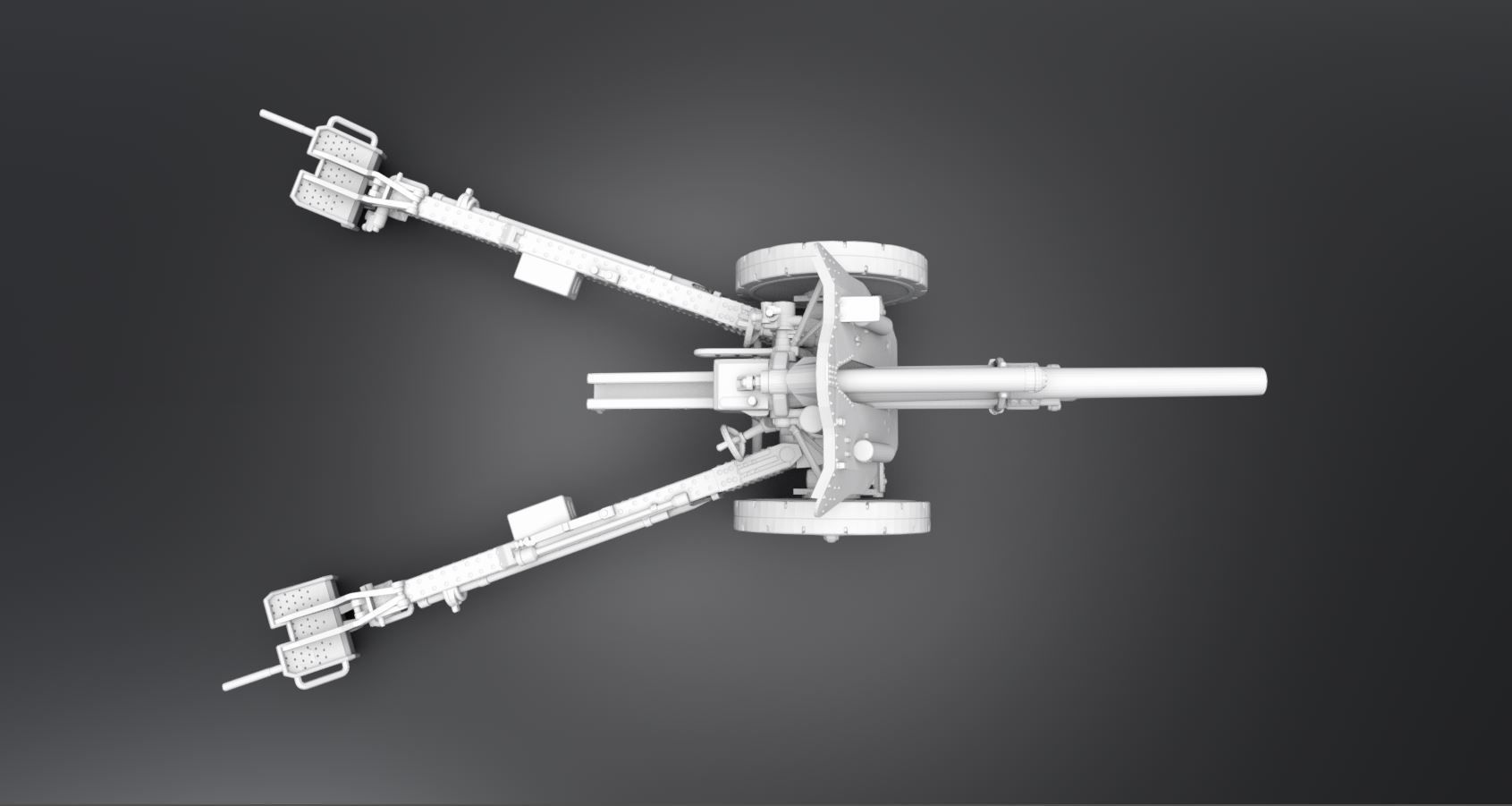 105mm leFH 18 Scale model 3D model 3D printable | CGTrader